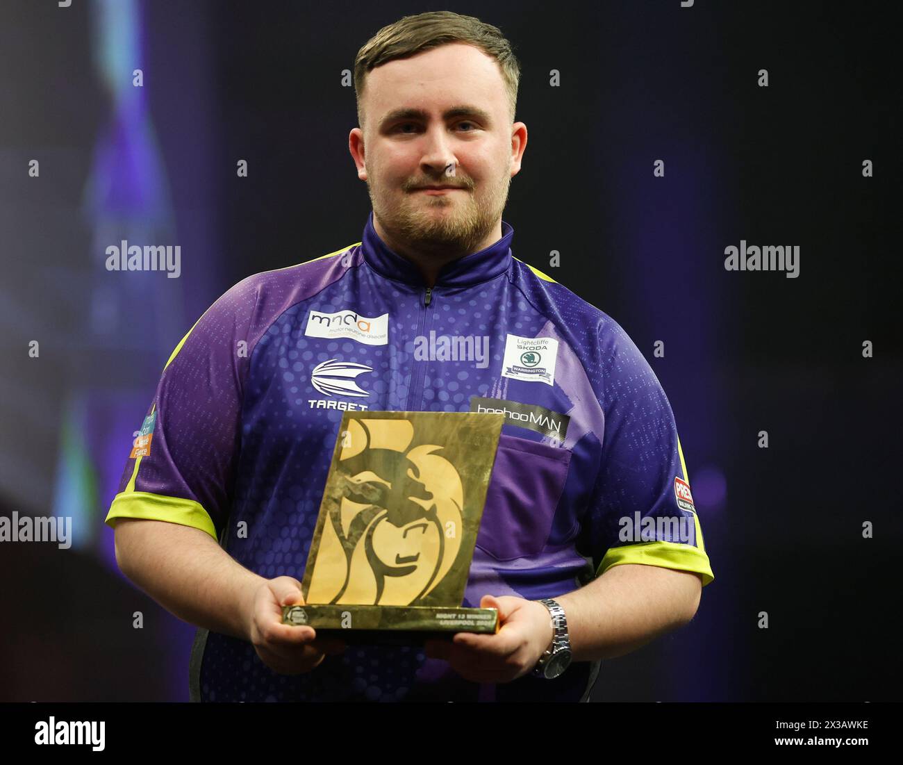 25th April 2024, M&S Bank Arena, Liverpool, England; 2024 PDC Premier ...