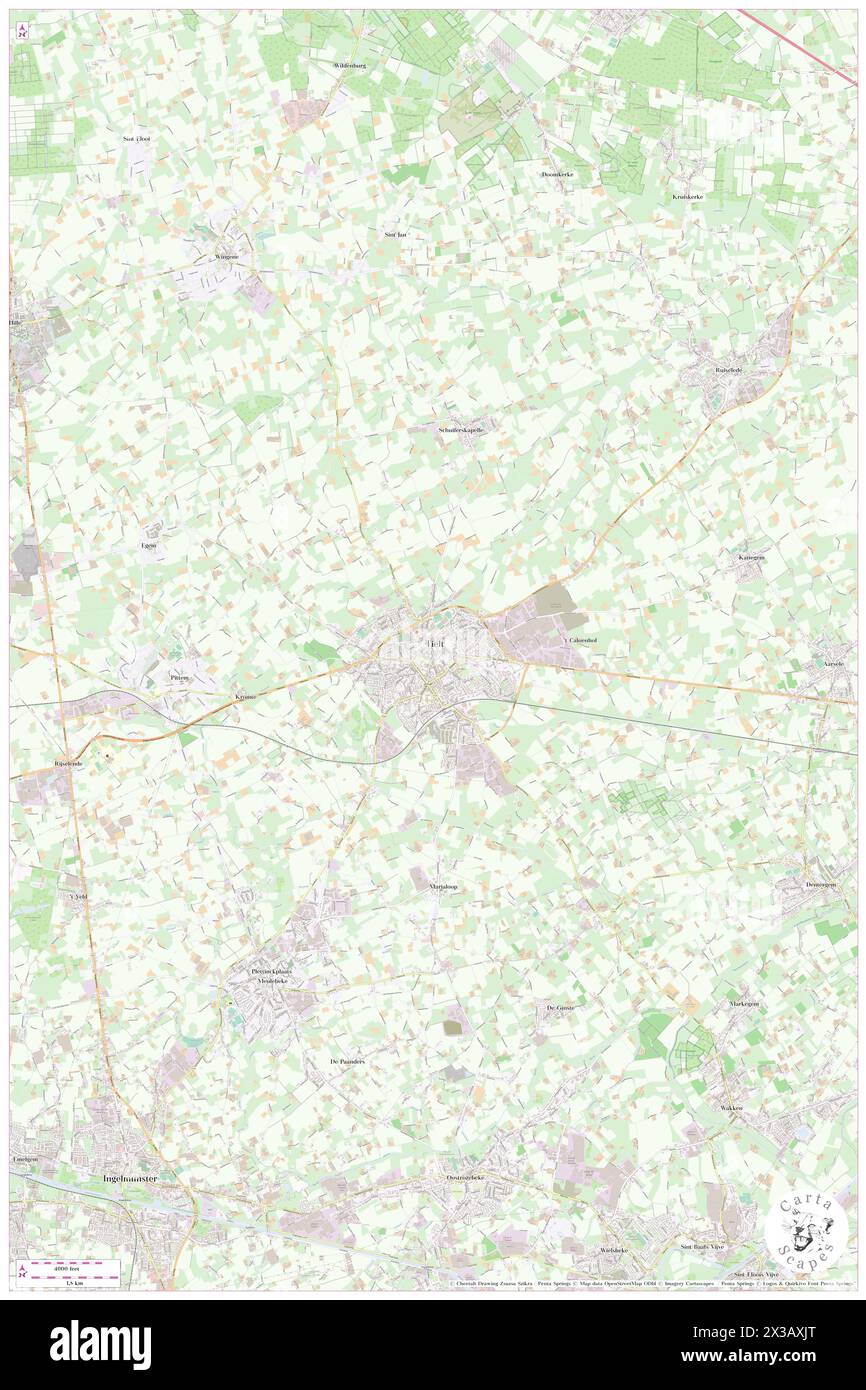 Tielt, Provincie West-Vlaanderen, BE, Belgium, Flanders, N 50 59' 57 ...
