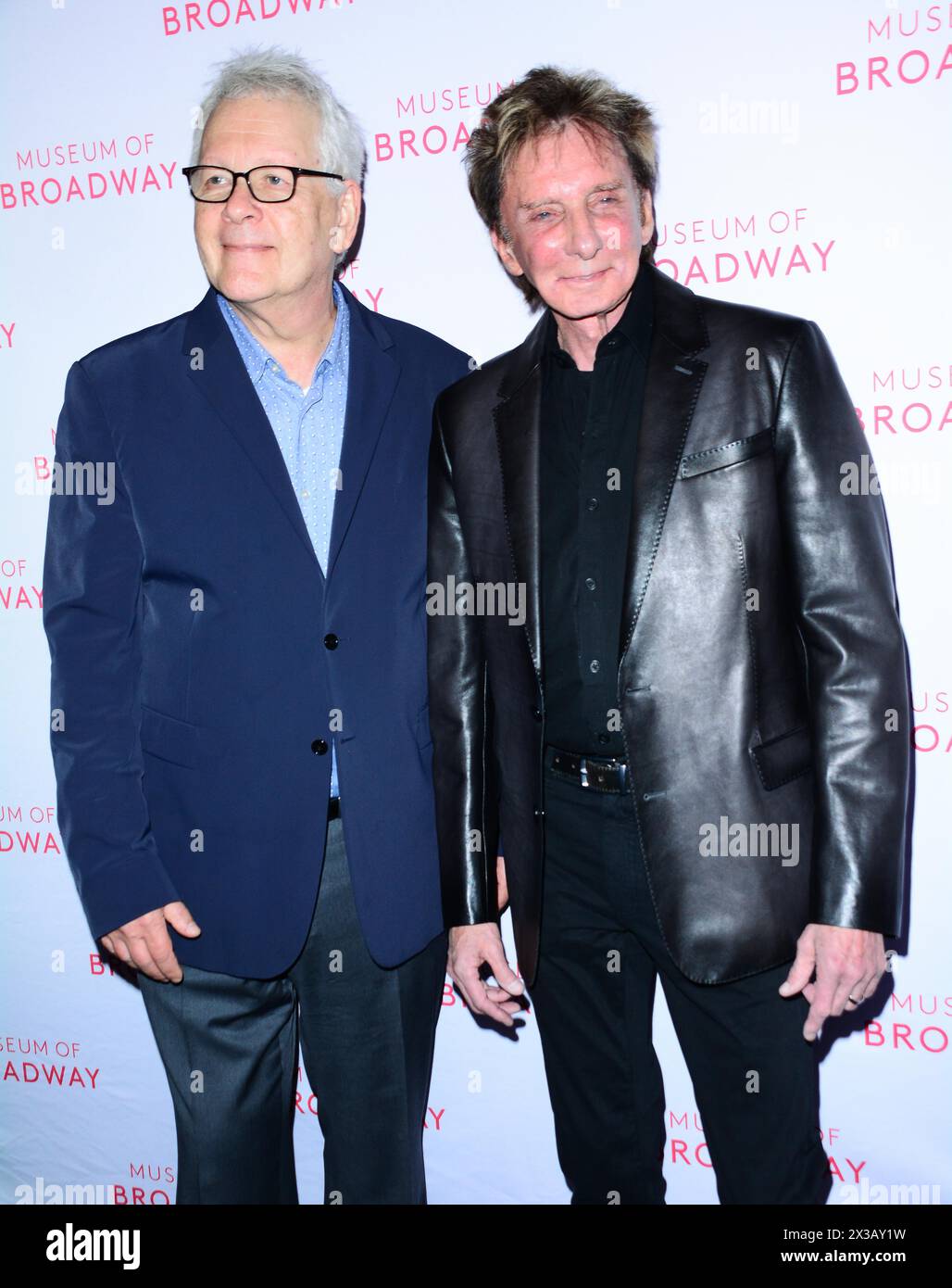 18 April 2024 - New York, New York - Bruce Sussman, Barry Manilow ...