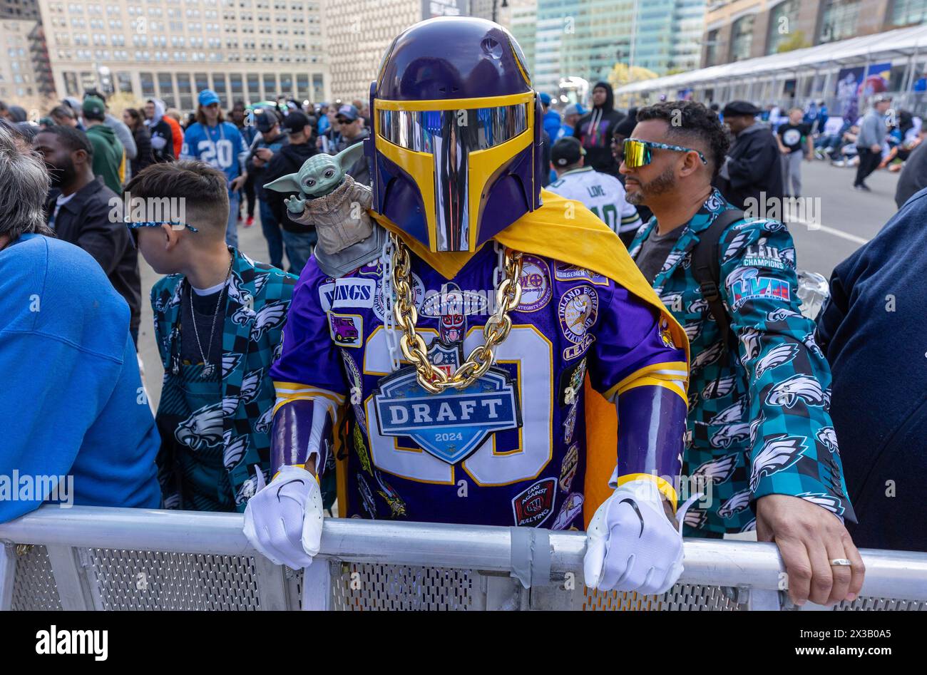 Detroit, United States. 25th Apr, 2024. Chris Contreras of California ...