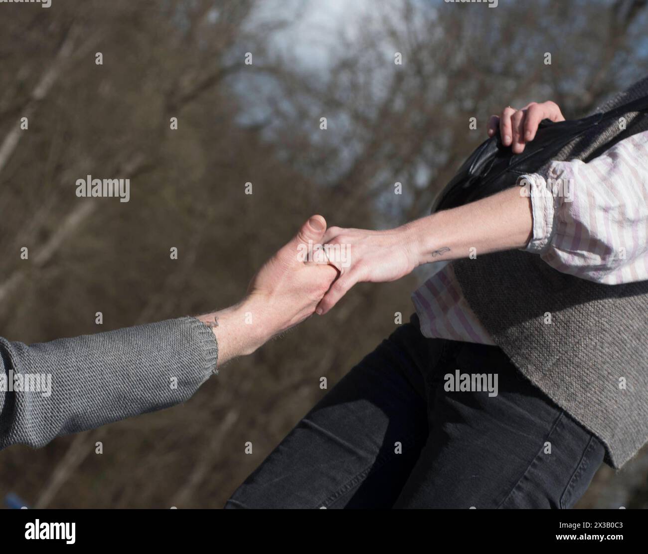 partnership and relationship between two people, man and woman being ...