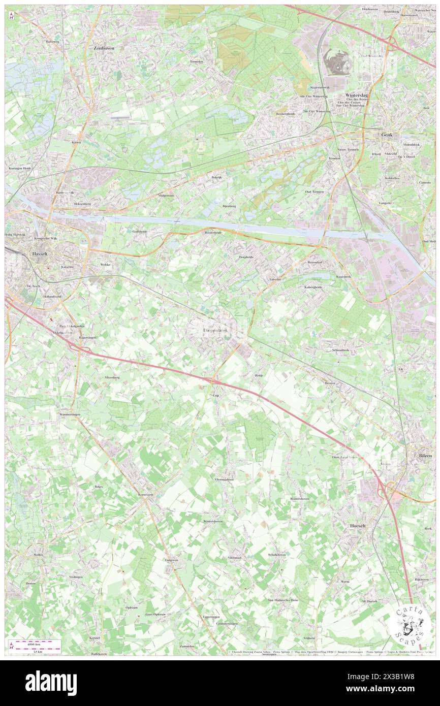 Diepenbeek, Provincie Limburg, BE, Belgium, Flanders, N 50 54' 28'', N ...