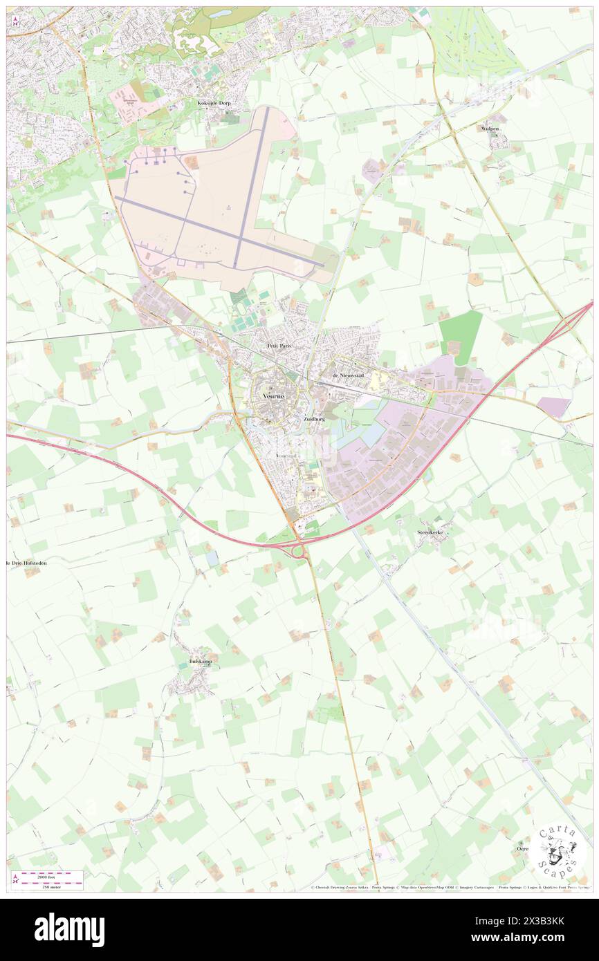 Vaart van Veurne naar Nieuwpoort, Provincie West-Vlaanderen, BE ...