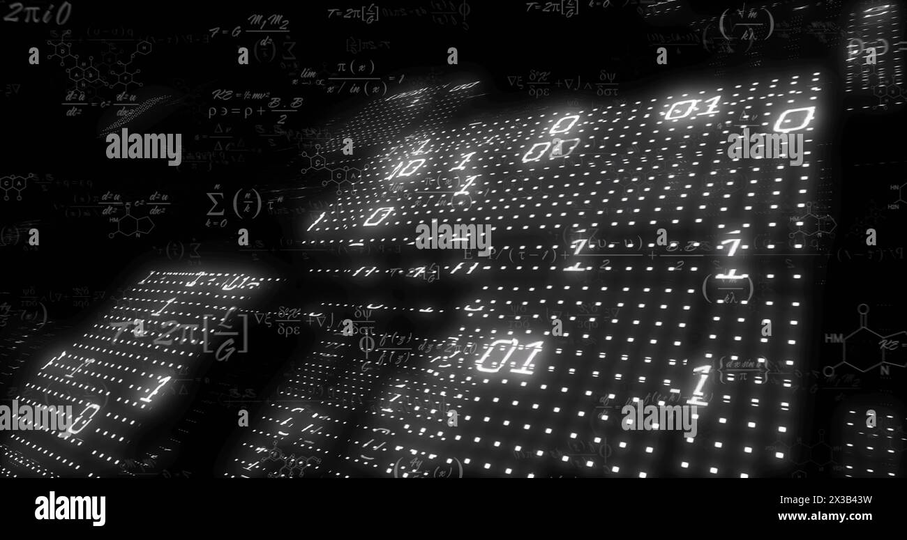 Animation binary coding screens data hi-res stock photography and images - Alamy