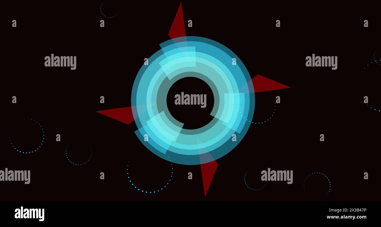 Animation multiple icon in circles hi-res stock photography and images ...