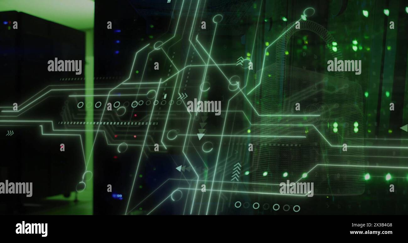 Animation digital data processing circuit hi-res stock photography and ...