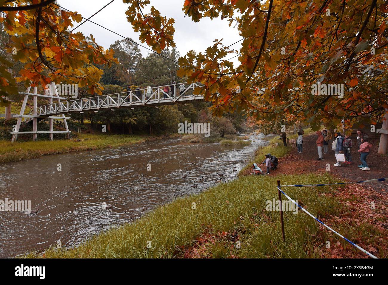 Melnourne, Victoria, Australia. 25th Apr, 2024. People visiting at ...