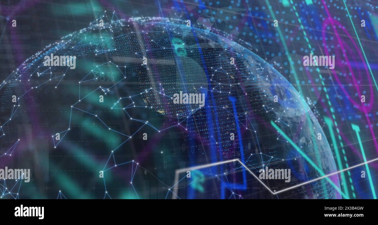 Animation digital data processing circuit hi-res stock photography and images - Alamy