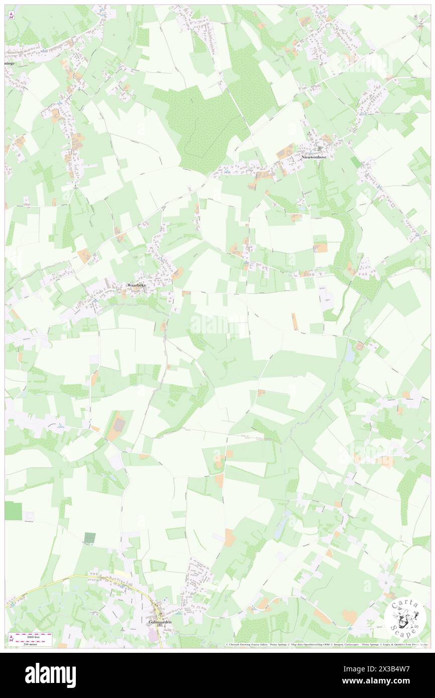 Waarbeke, Provincie Oost-Vlaanderen, BE, Belgium, Flanders, N 50 46' 39 ...