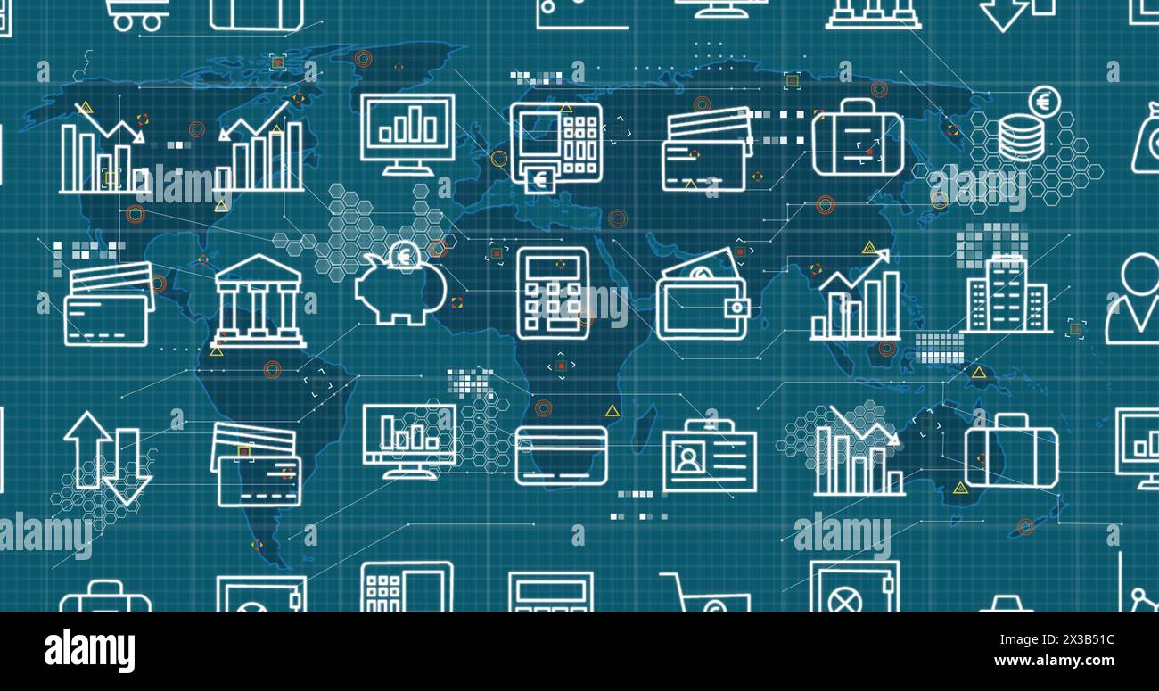 Map grid vector hi-res stock photography and images - Alamy