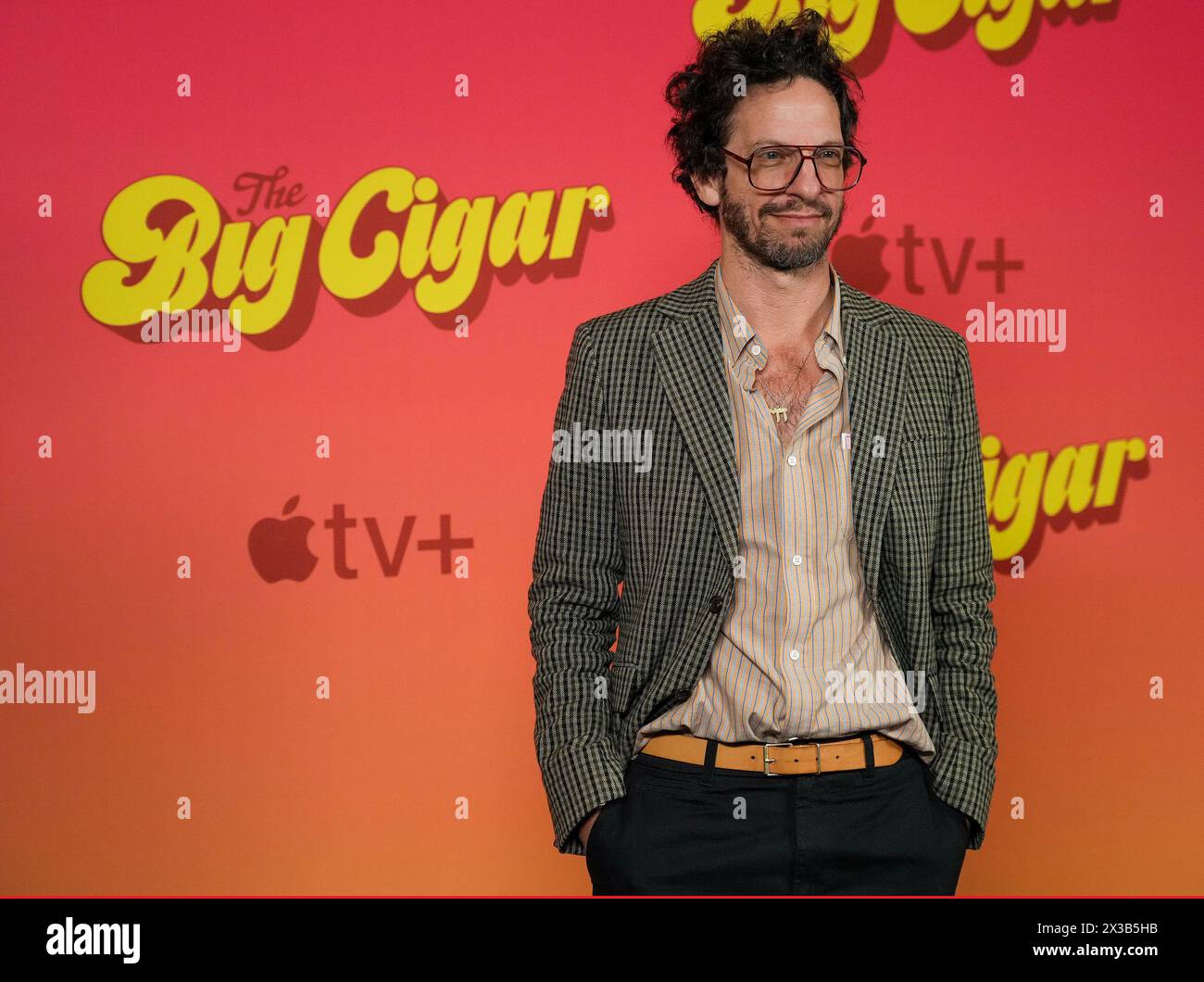 Joshuah Bearman at the Apple TV+'s THE BIG CIGAR Photo Call held at The ...