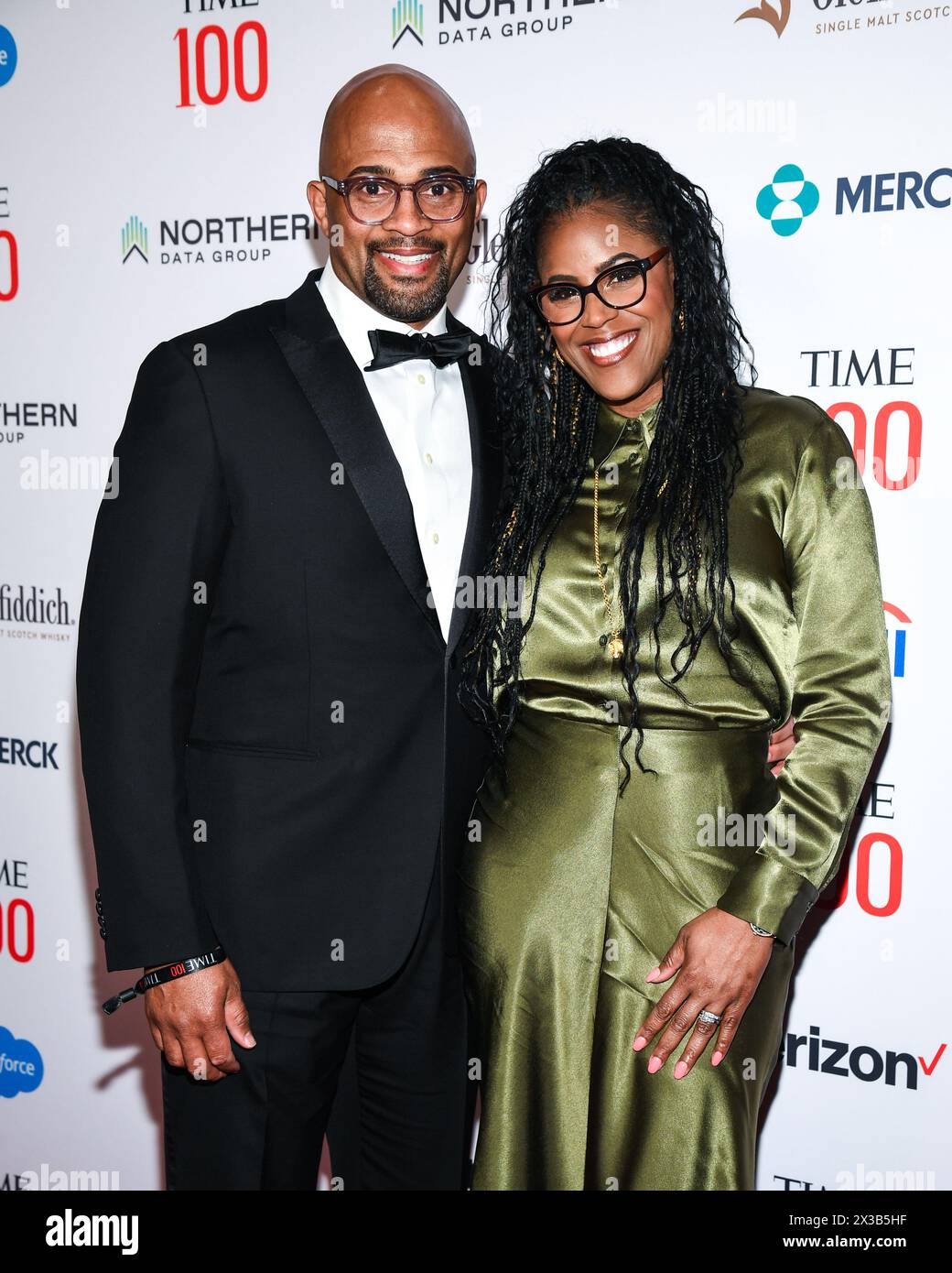 New York, USA. 18th Apr, 2024. Richard Duckett and Thasunda Brown ...