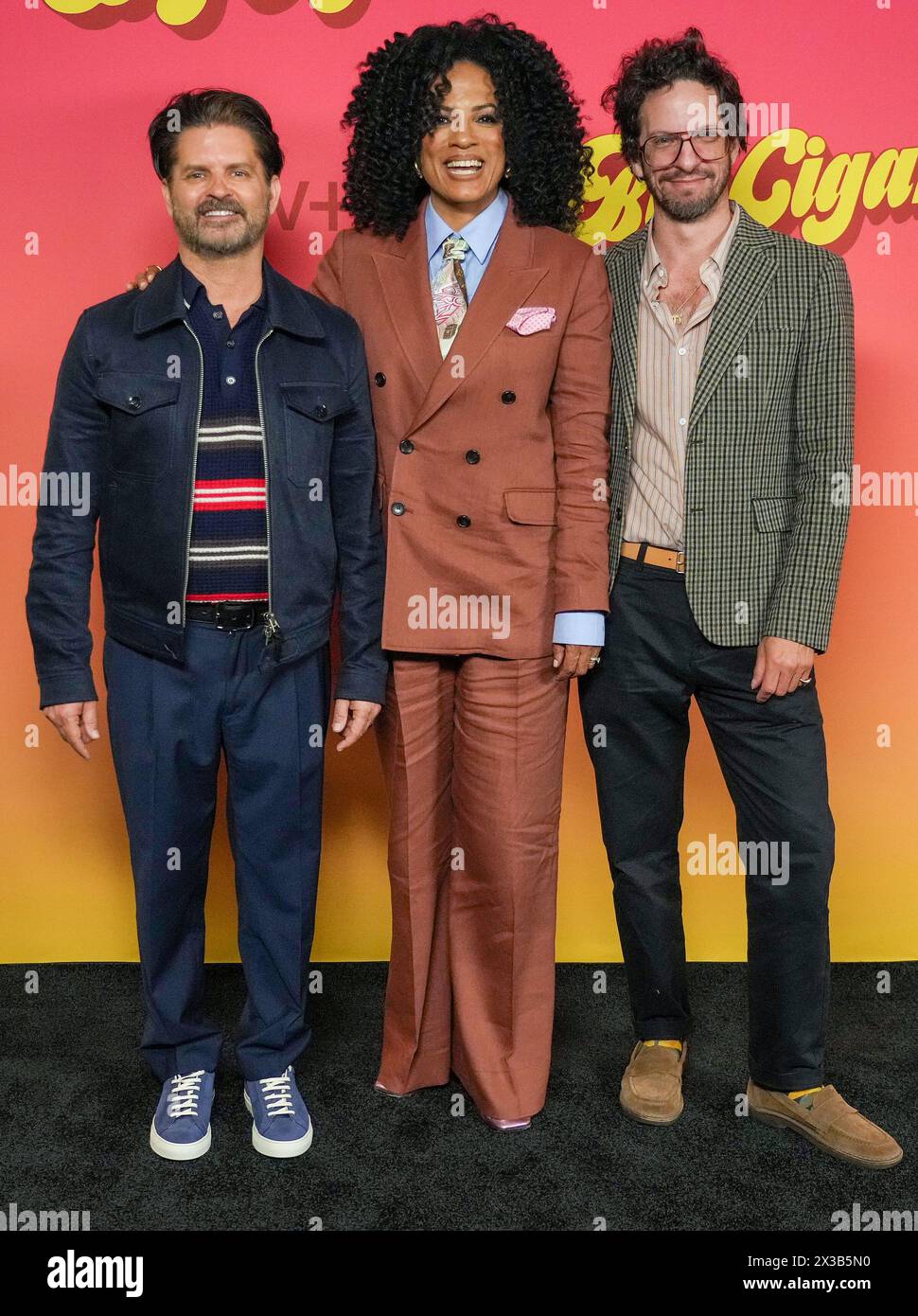 Los Angeles, USA. 25th Apr, 2024. (L-R) Jim Hecht, Janine Sherman ...