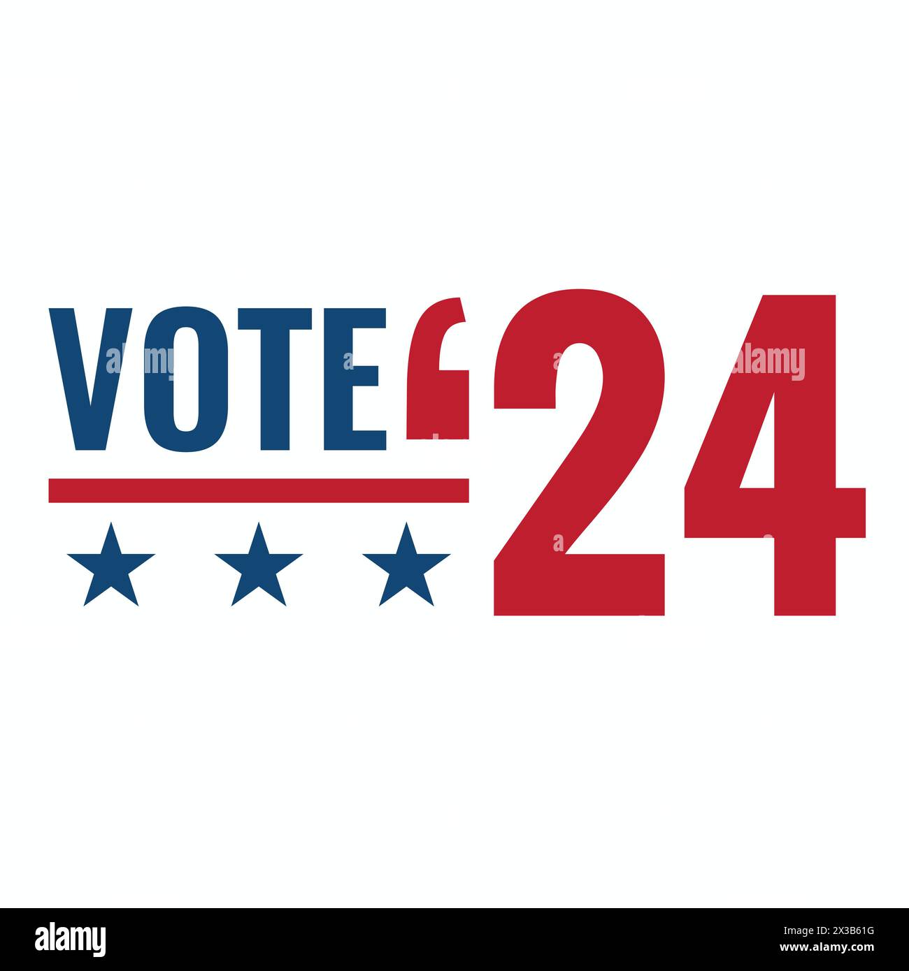 Voting 2024 Icon - Vote, Government, and Patriotic Symbolism and Colors ...