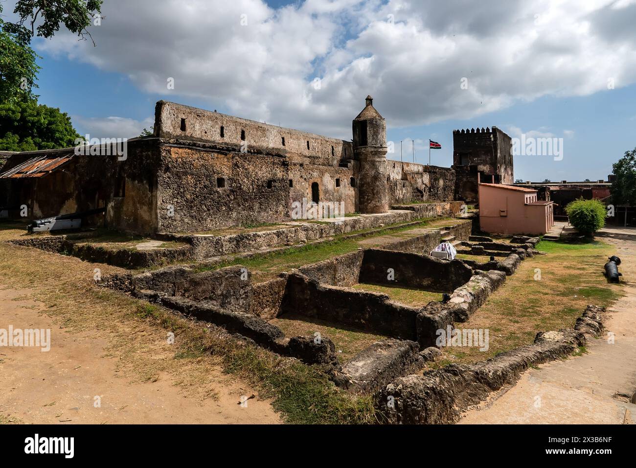 Fort Jesus Museum in Mombasa, Kenya, East Africa. Fort Jesus is a ...