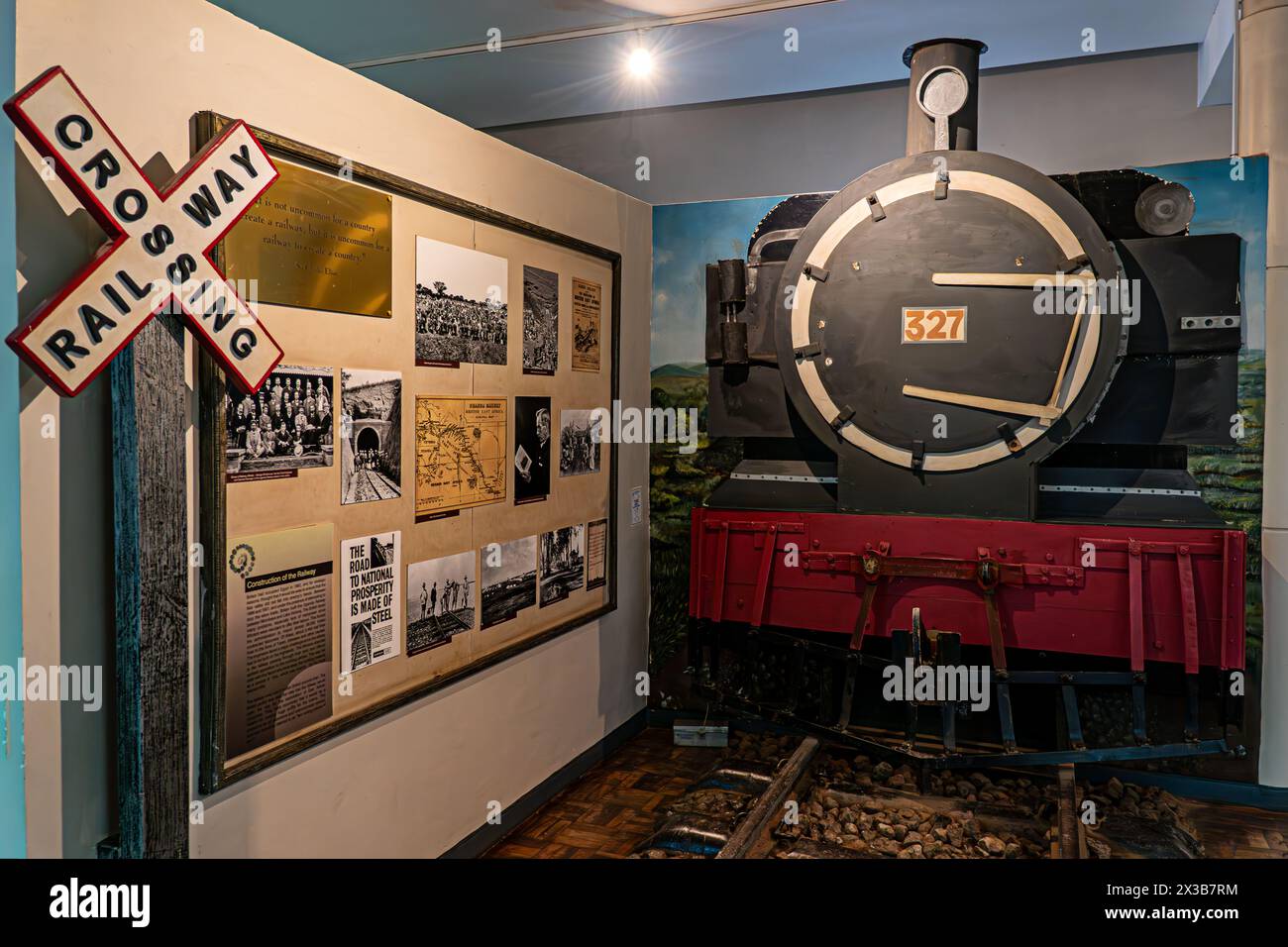 NAIROBI, KENYA February 17, 2024: museum exhibits dedicated to the ...