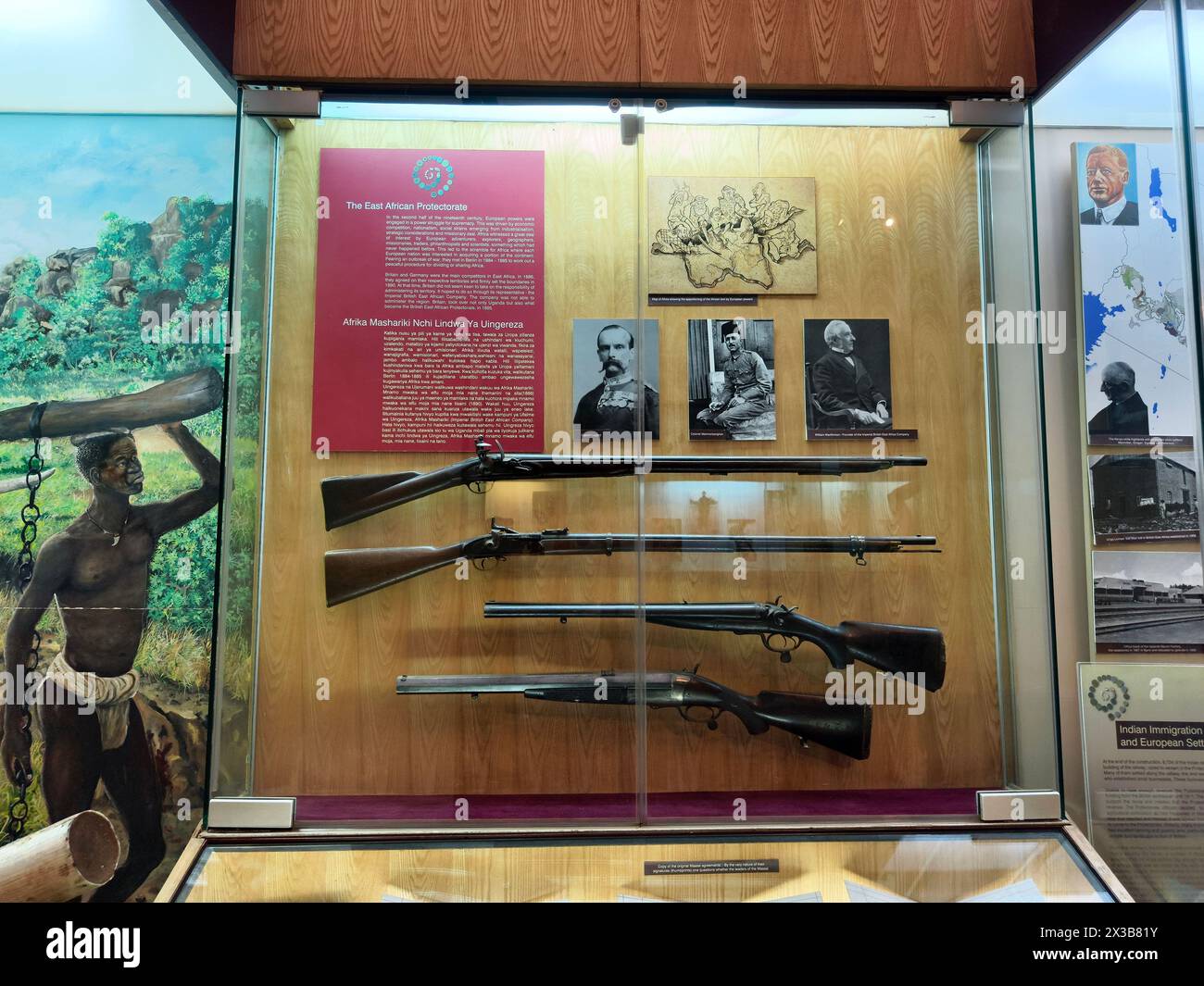 NAIROBI, KENYA February 17, 2024: museum exhibits dedicated to the ...