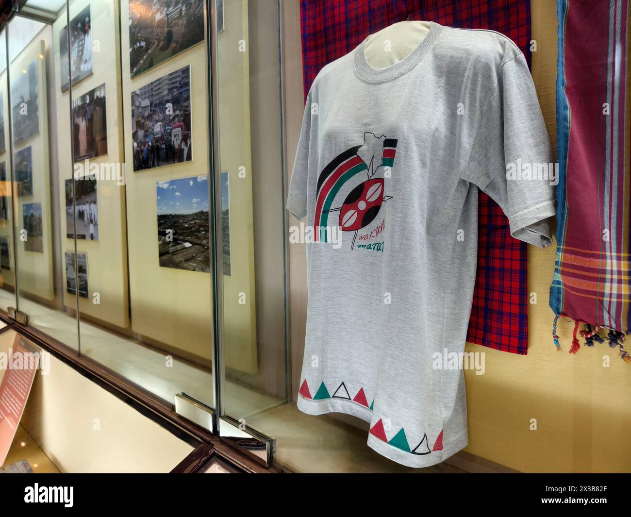 NAIROBI, KENYA February 17, 2024: museum exhibits dedicated to the ...