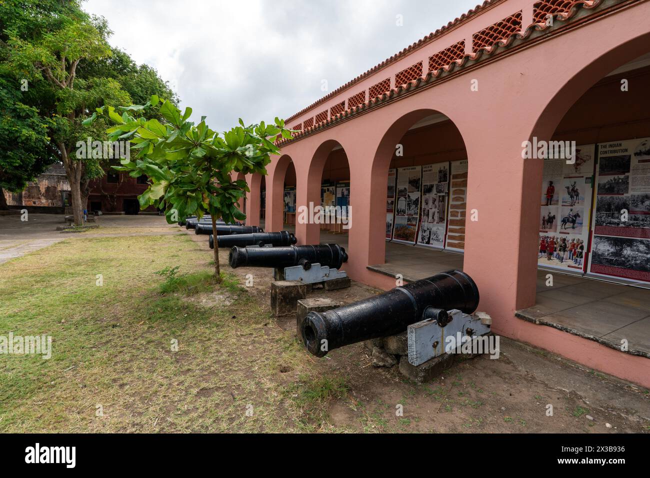 old fort Jesus in the Kenyan city of Mombasa on the coast of the Indian ...