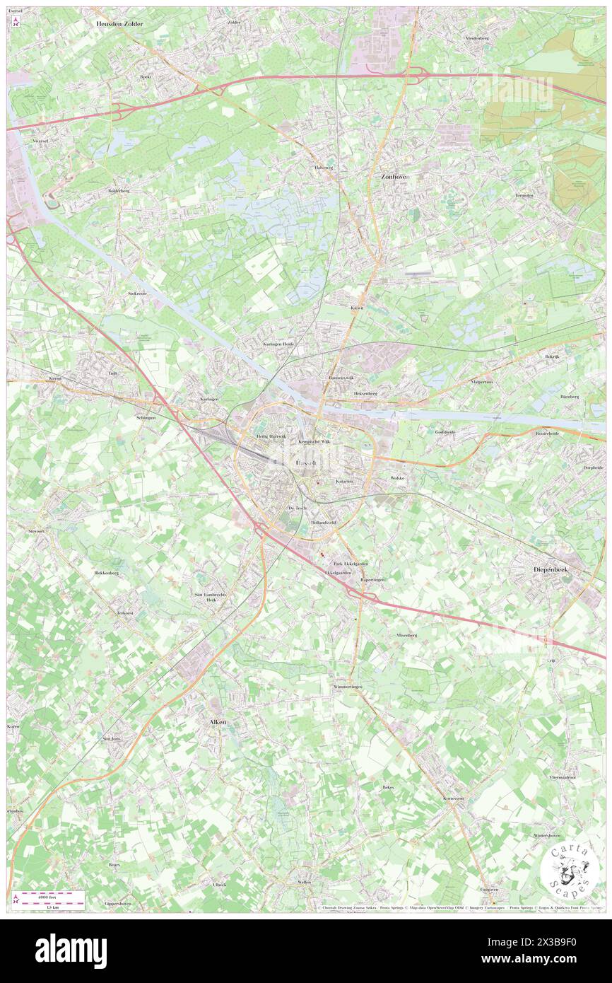 Hasselt, Provincie Limburg, BE, Belgium, Flanders, N 50 55' 51'', N 5 ...