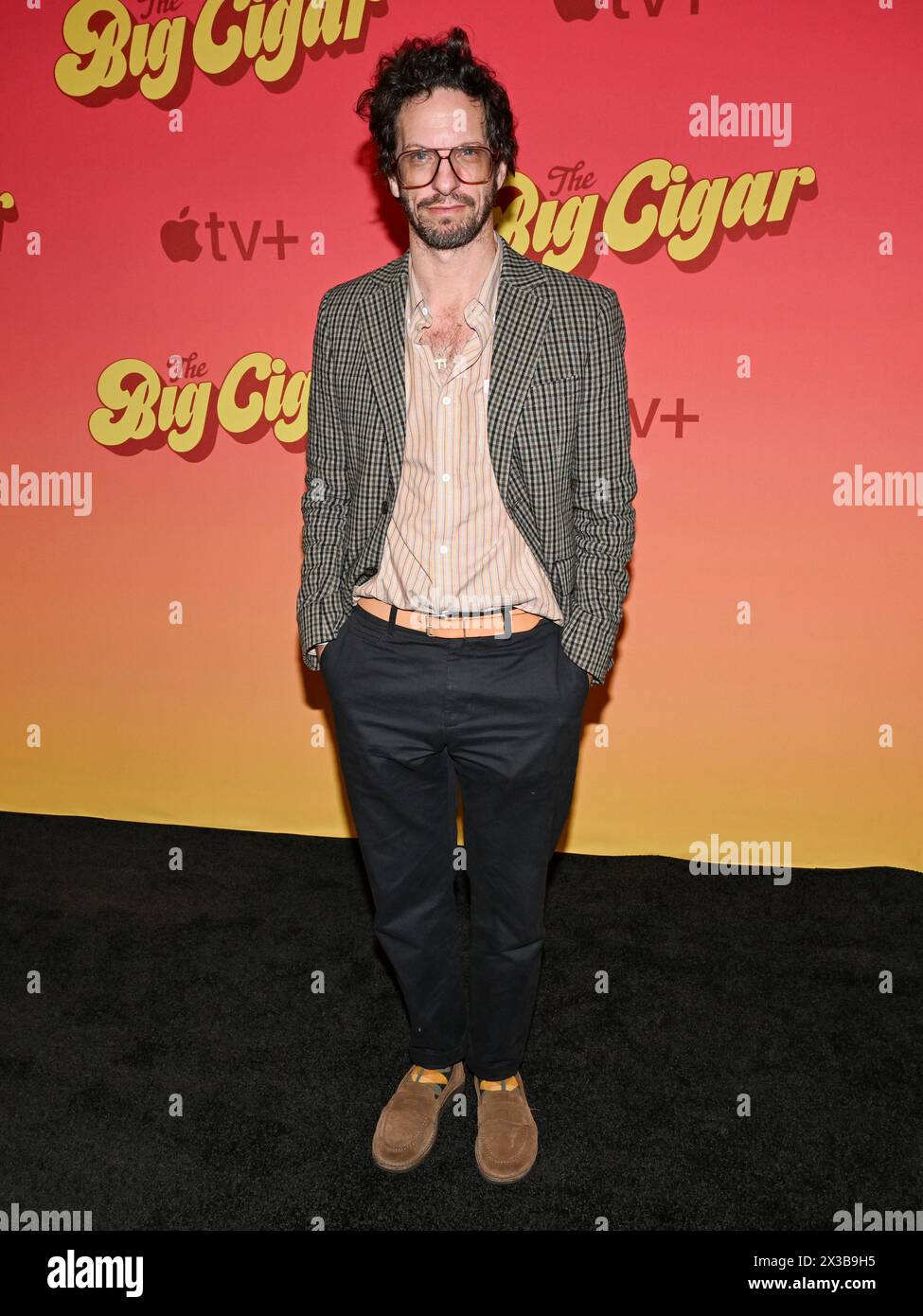 April 25, 2024, West Hollywood, California, USA: Joshuah Bearman ...