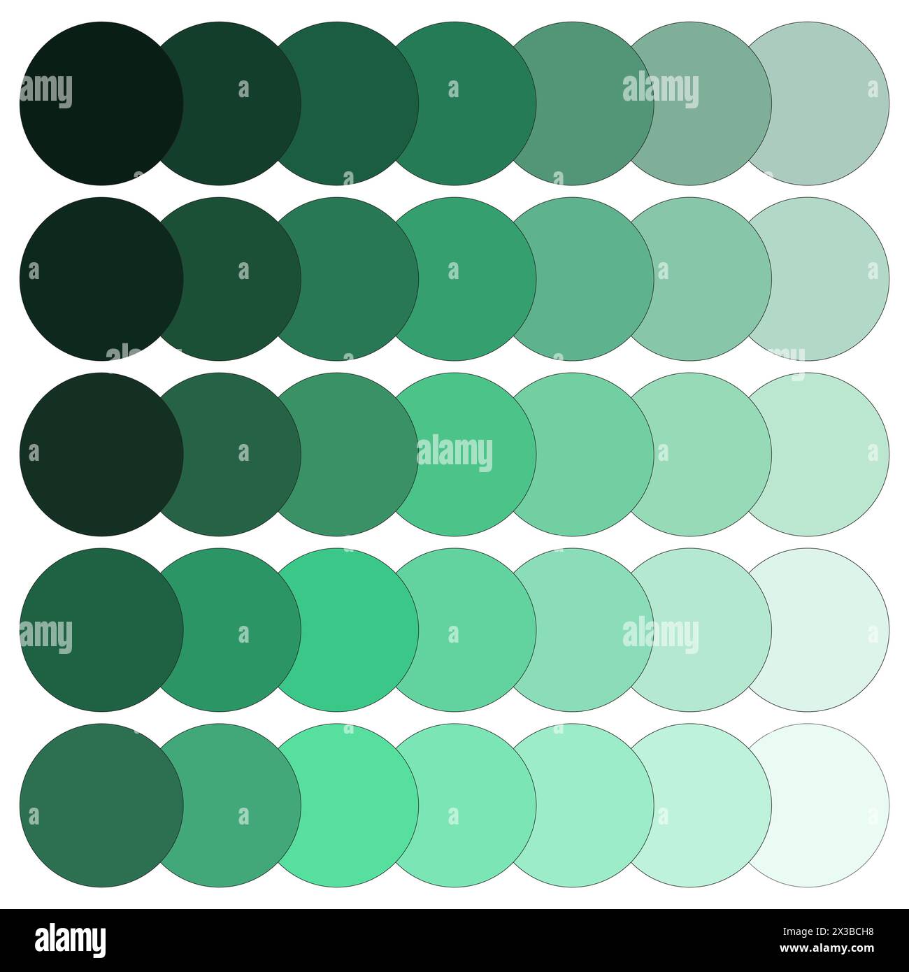 Cool tones pastel color Stock Vector Images - Alamy