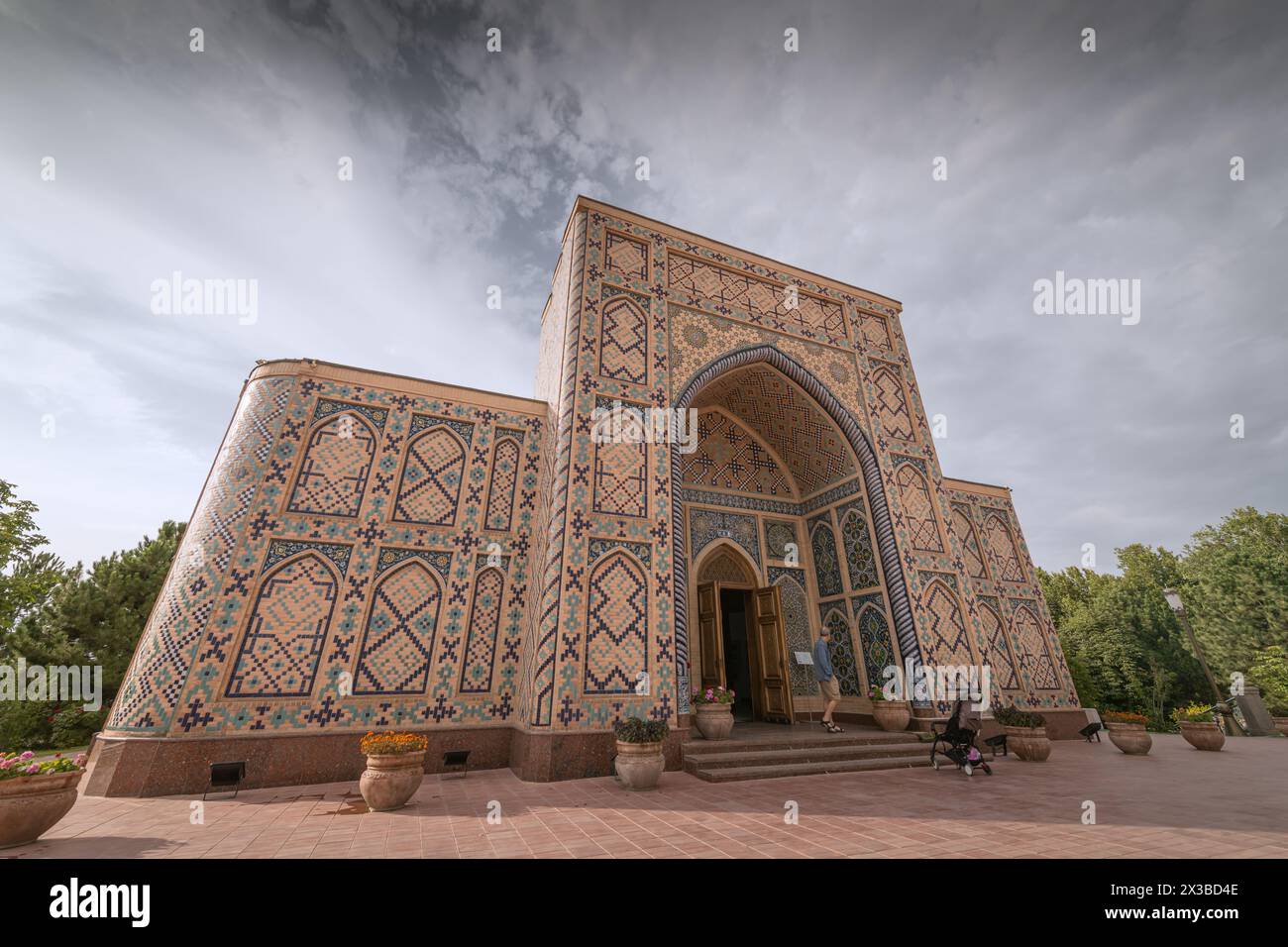 26 June, 2023, Samarkand, Uzbekistan: Ulugh Beg madrasah in Samarkand ...