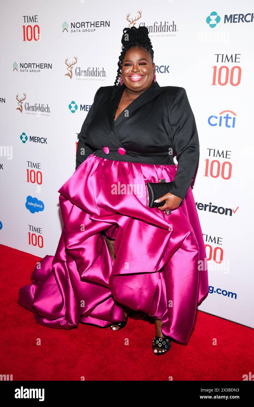 New York, USA. 18th Apr, 2024. Monica Simpson walking on the red carpet ...