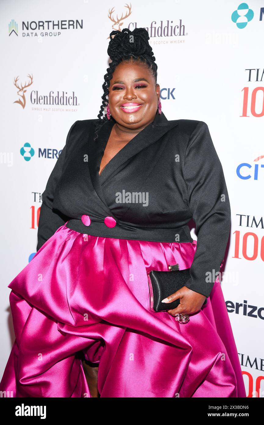 New York, USA. 18th Apr, 2024. Monica Simpson walking on the red carpet ...