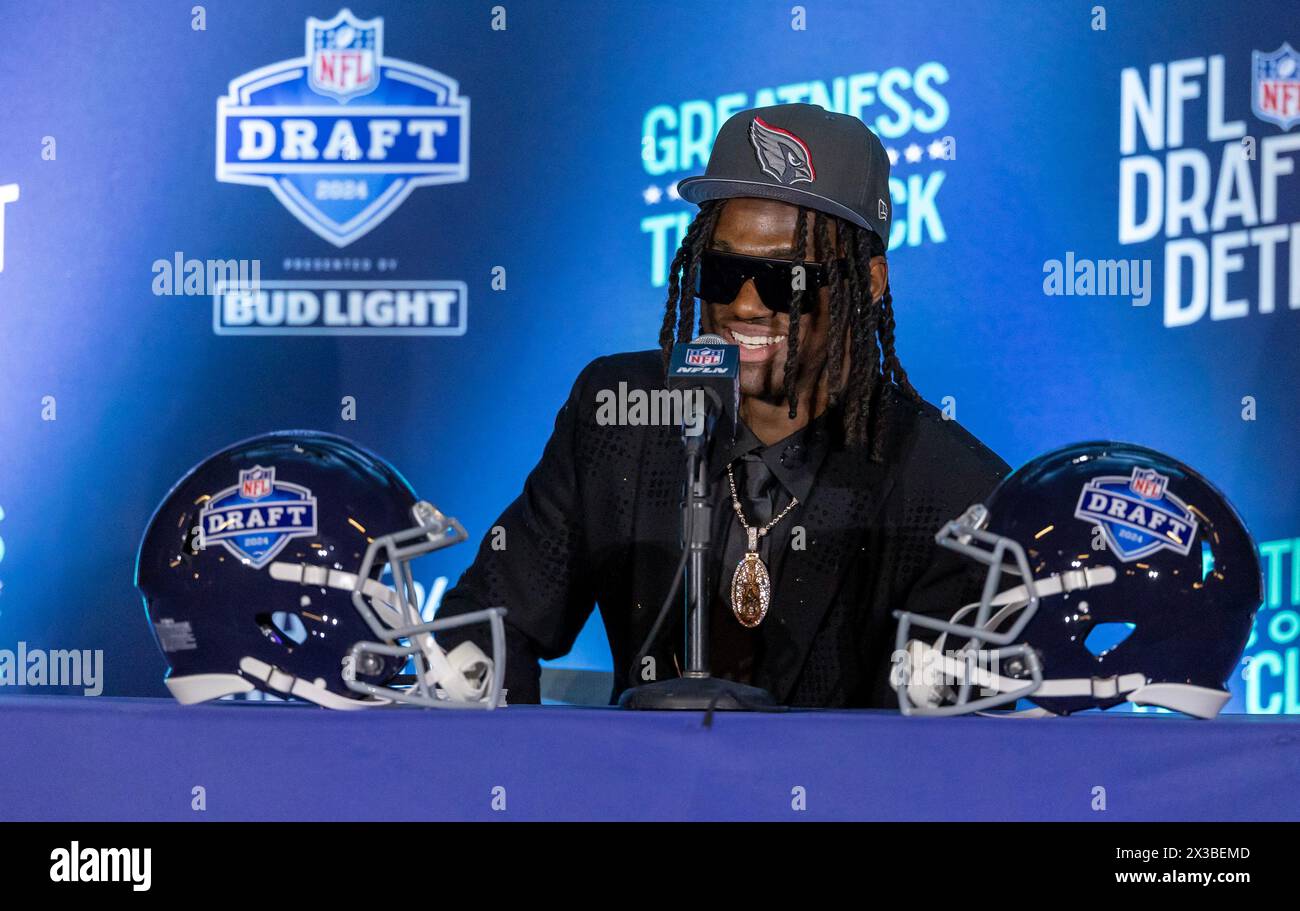 Marvin harrison jr draft hi-res stock photography and images - Alamy