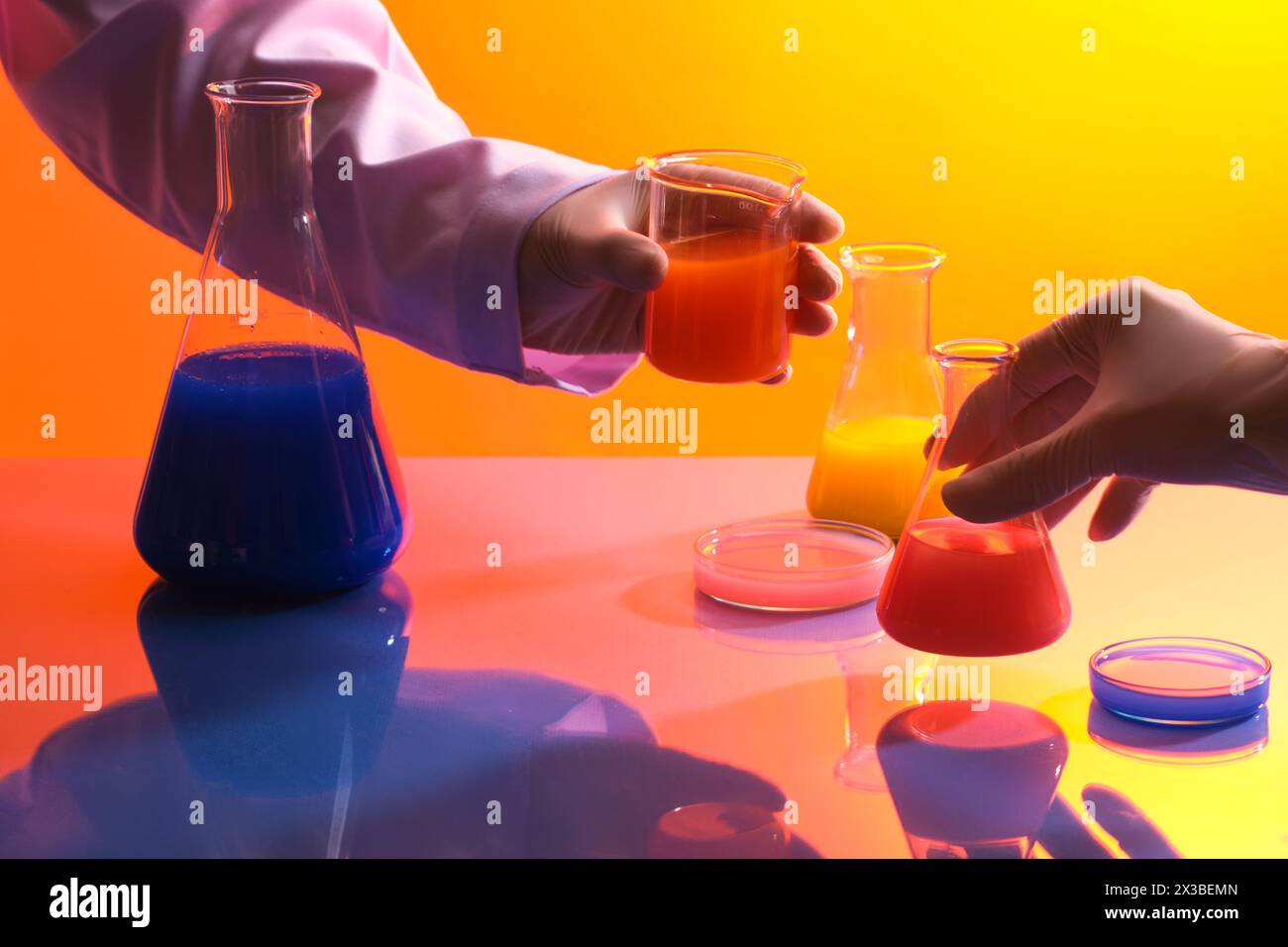 Professional scientists hi-res stock photography and images - Alamy
