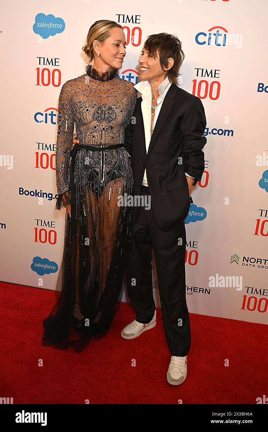 Maria Bello and wife Chef and honoree Dominique Creen attends the TIME ...