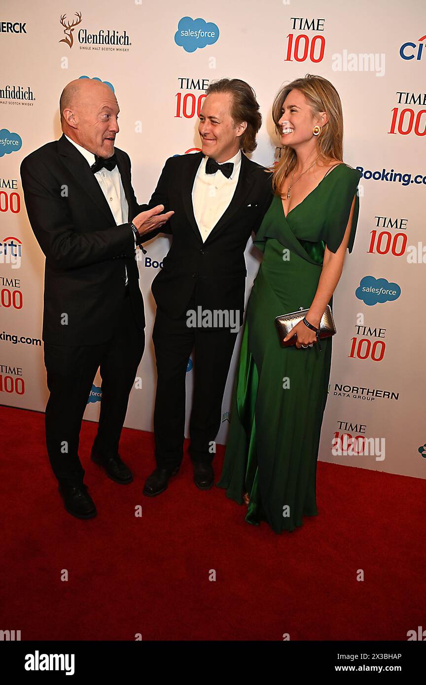 Jim Cramer, David Lauren and wife Lauren Bush Lauren attends the TIME ...