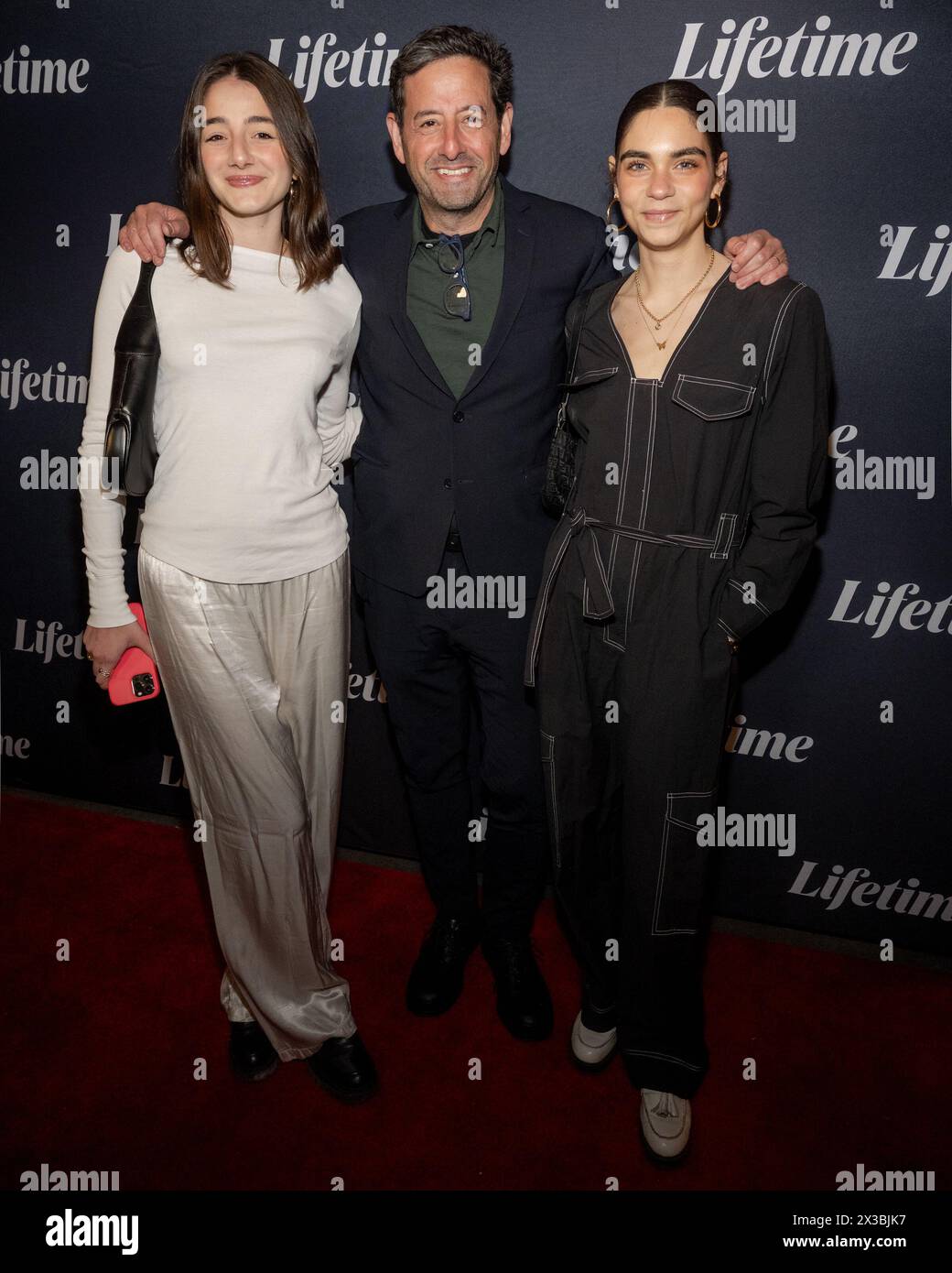New York, USA. 25th Apr, 2024. (L-R) Annabelle Sharenow, Rob Sharenow ...