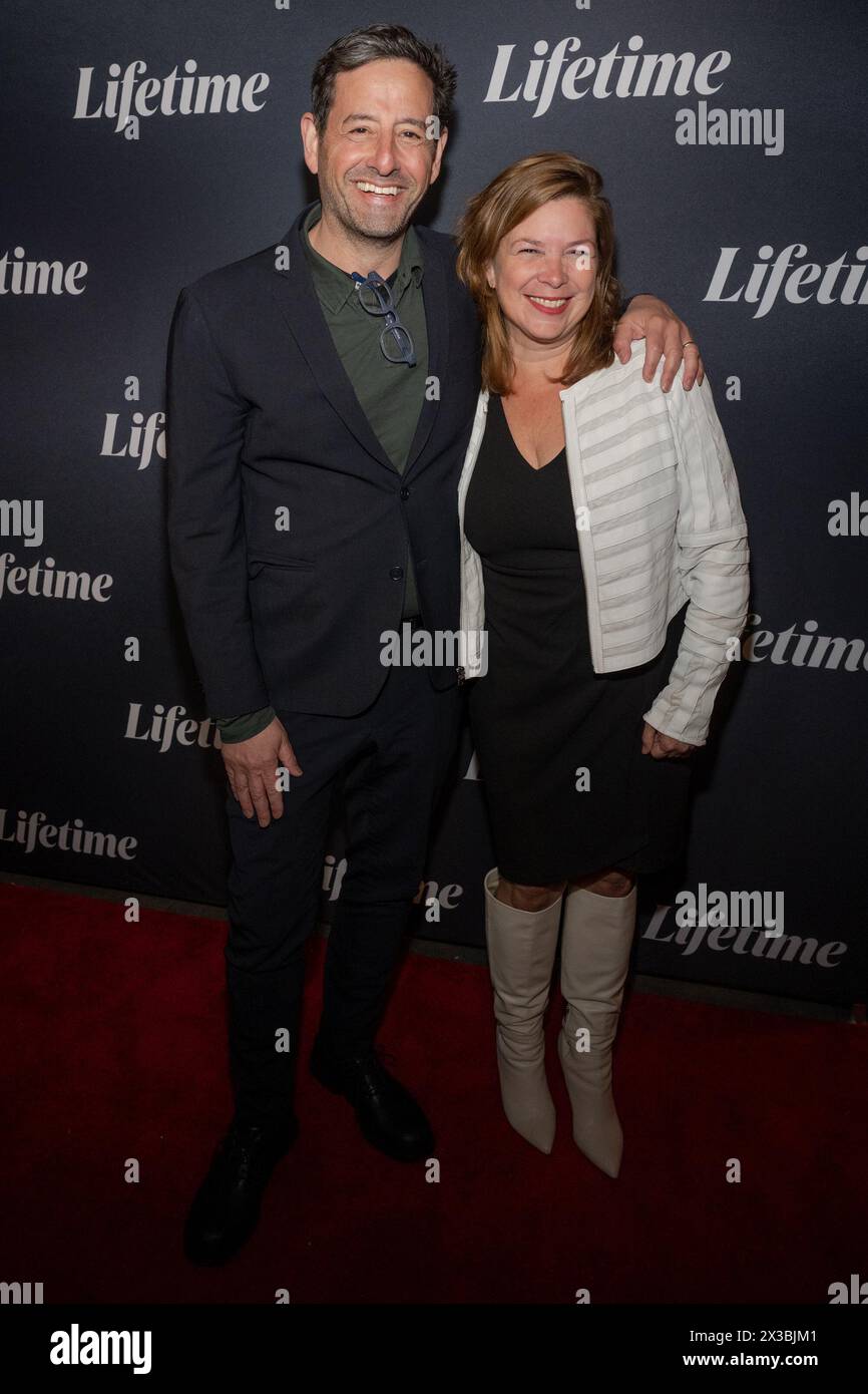 New York, USA. 25th Apr, 2024. (L-R) Rob Sharenow and Elaine Frontain ...