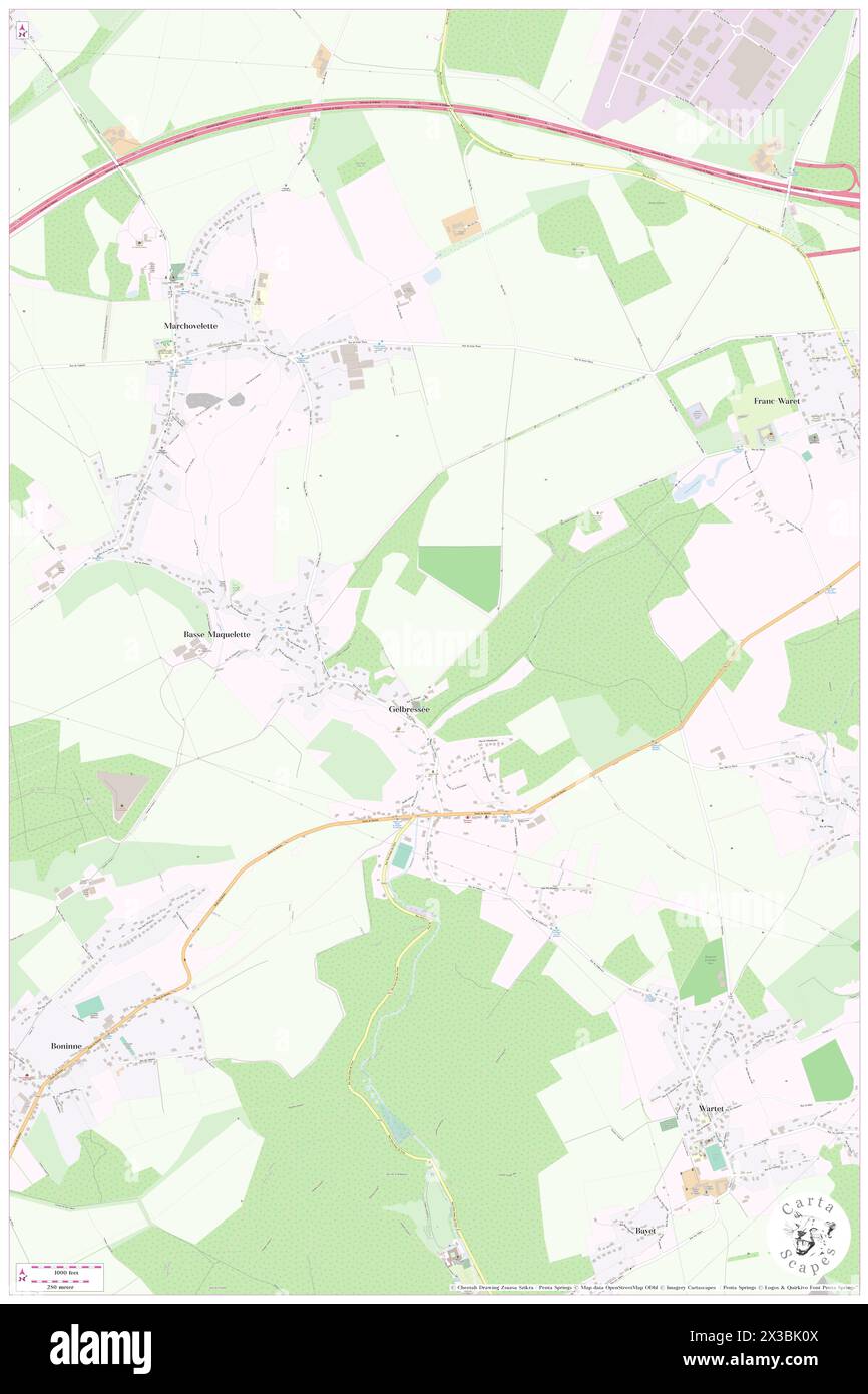 Gelbressee, Province de Namur, BE, Belgium, Wallonia, N 50 30' 21'', N 4 57' 19'', map ...