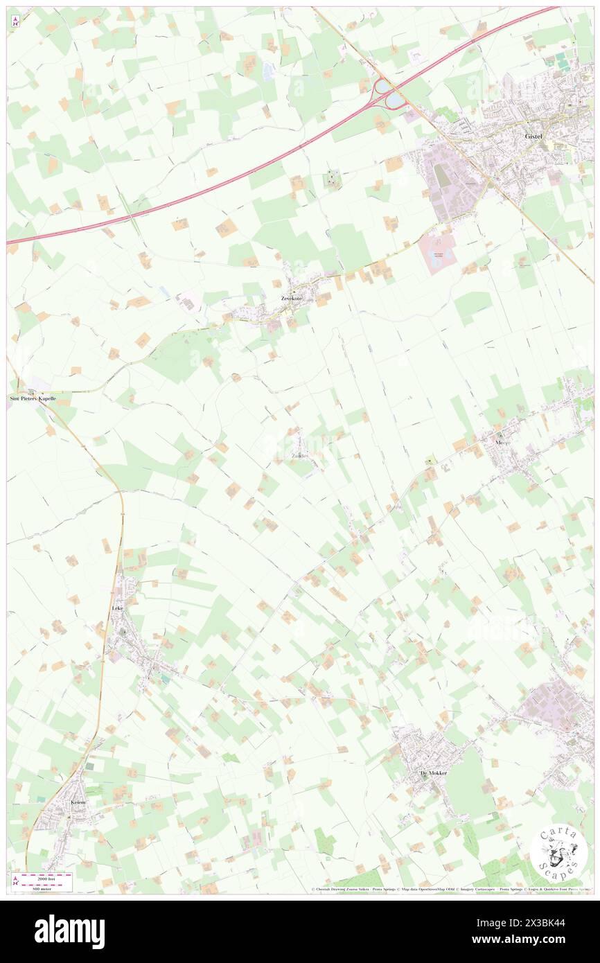 Zande, Provincie West-Vlaanderen, BE, Belgium, Flanders, N 51 7' 13 ...