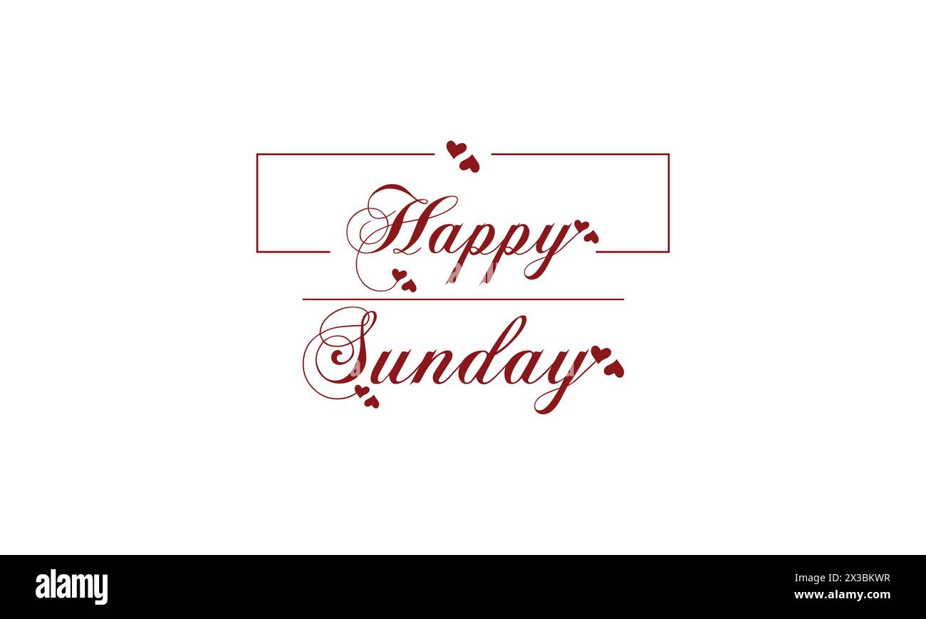 Sunday Illustration Text Designs to Brighten Your Day Stock Vector ...