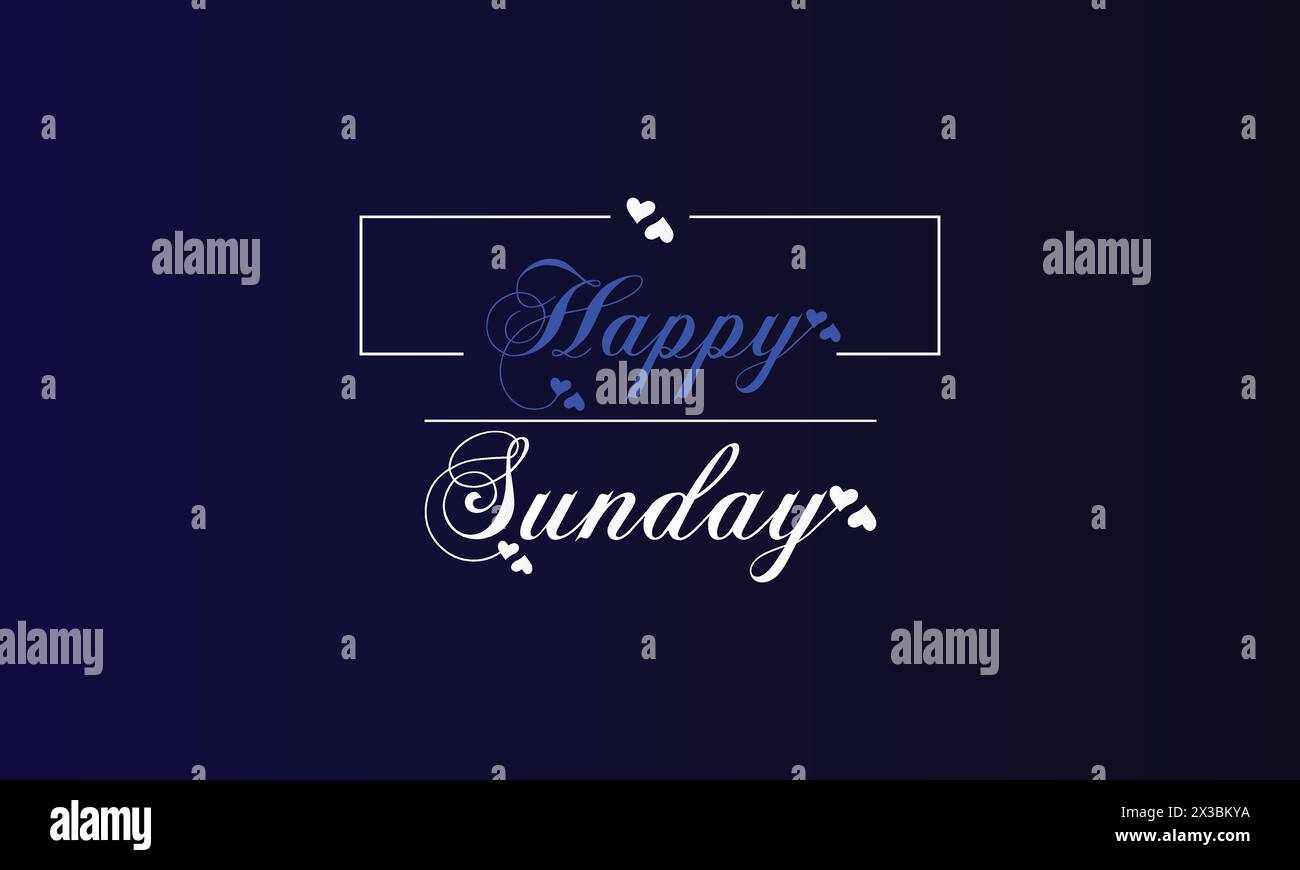 Sunday Illustration Text Designs to Brighten Your Day Stock Vector ...
