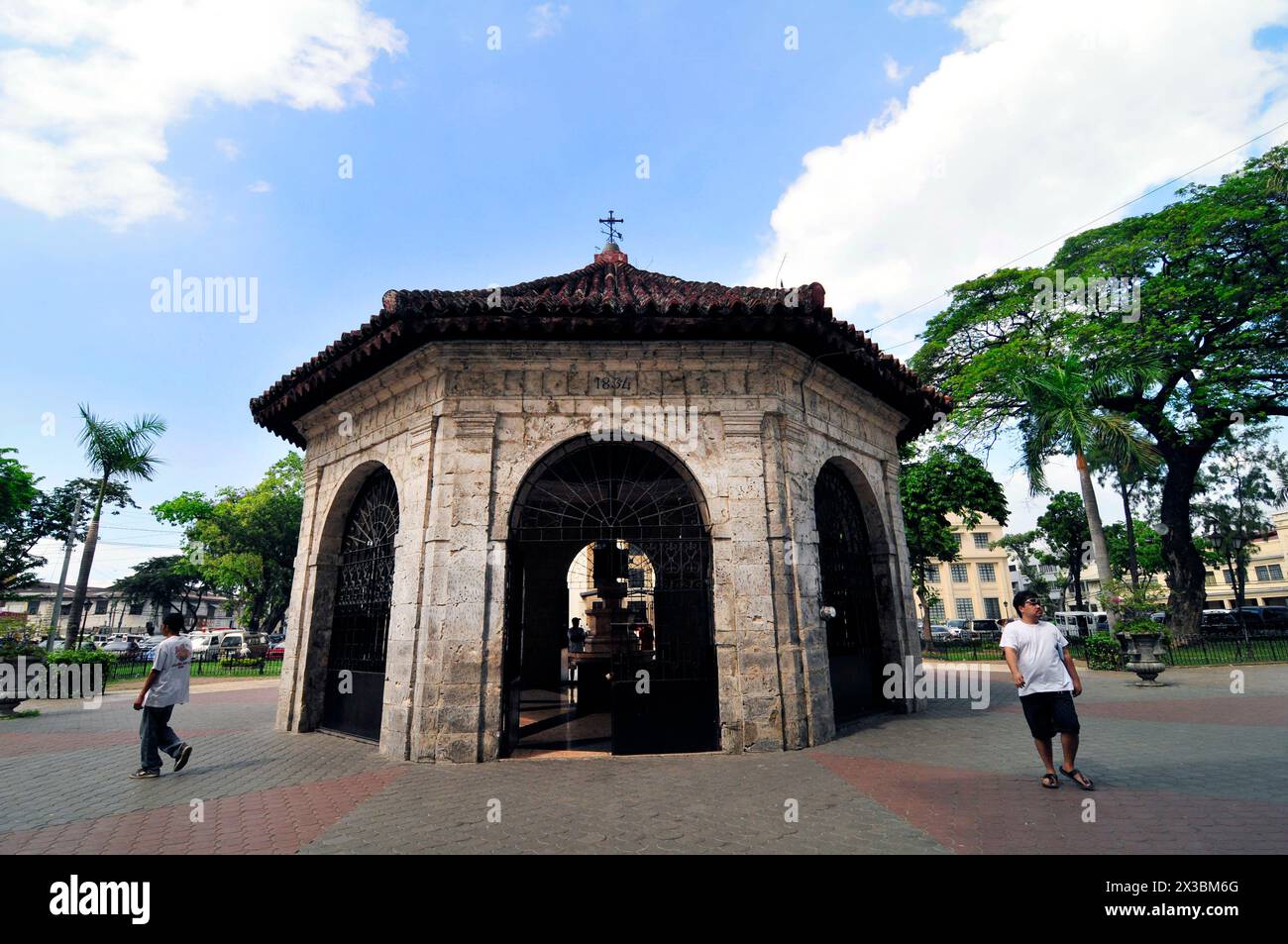 Ferdinand Magellan cross in Cebu city, The Philippines Stock Photo - Alamy