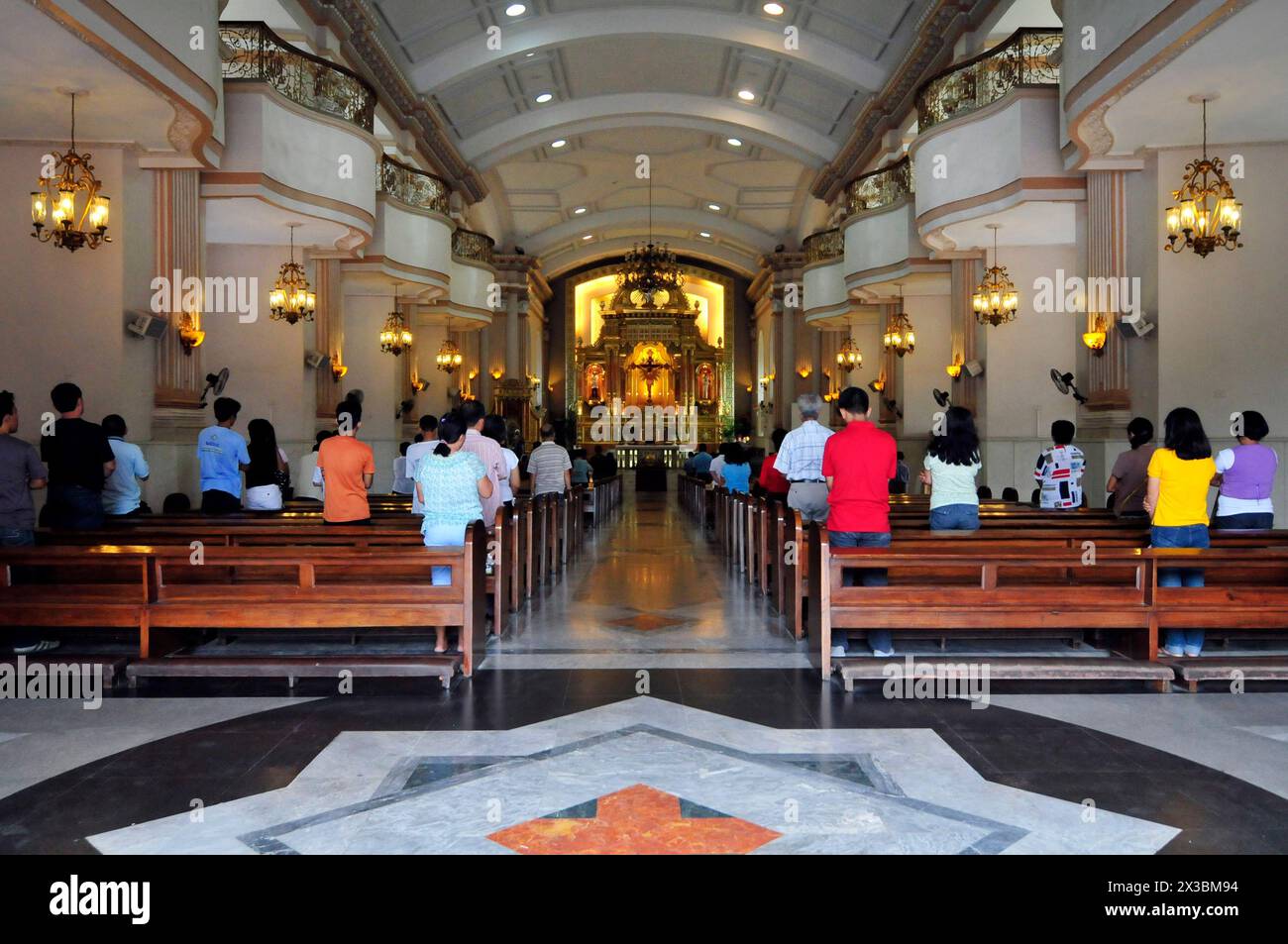 The Cebu Metropolitan Cathedral in Cebu City, The Philippines Stock ...