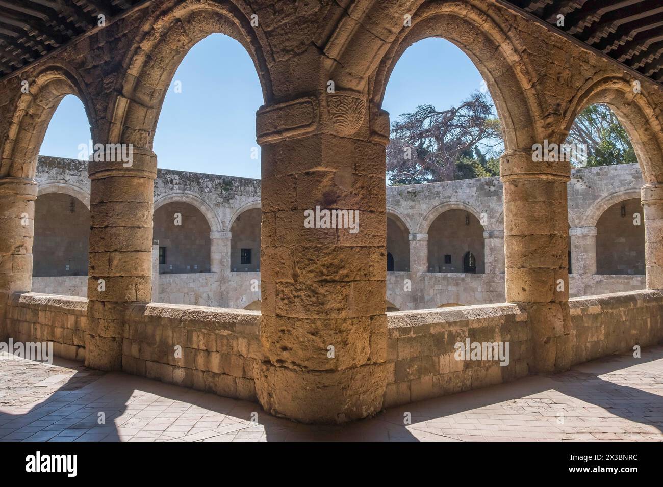 Two-storey building with surrounding arcade, Archaeological Museum in ...
