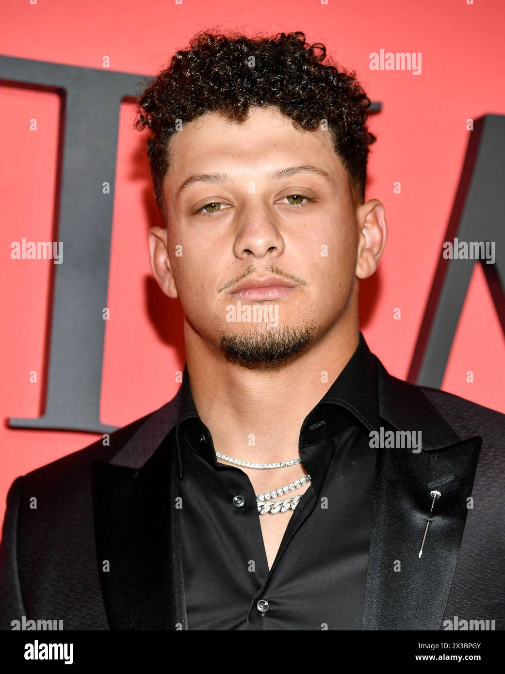 Patrick Mahomes attends the Time100 Gala, celebrating the 100 most ...