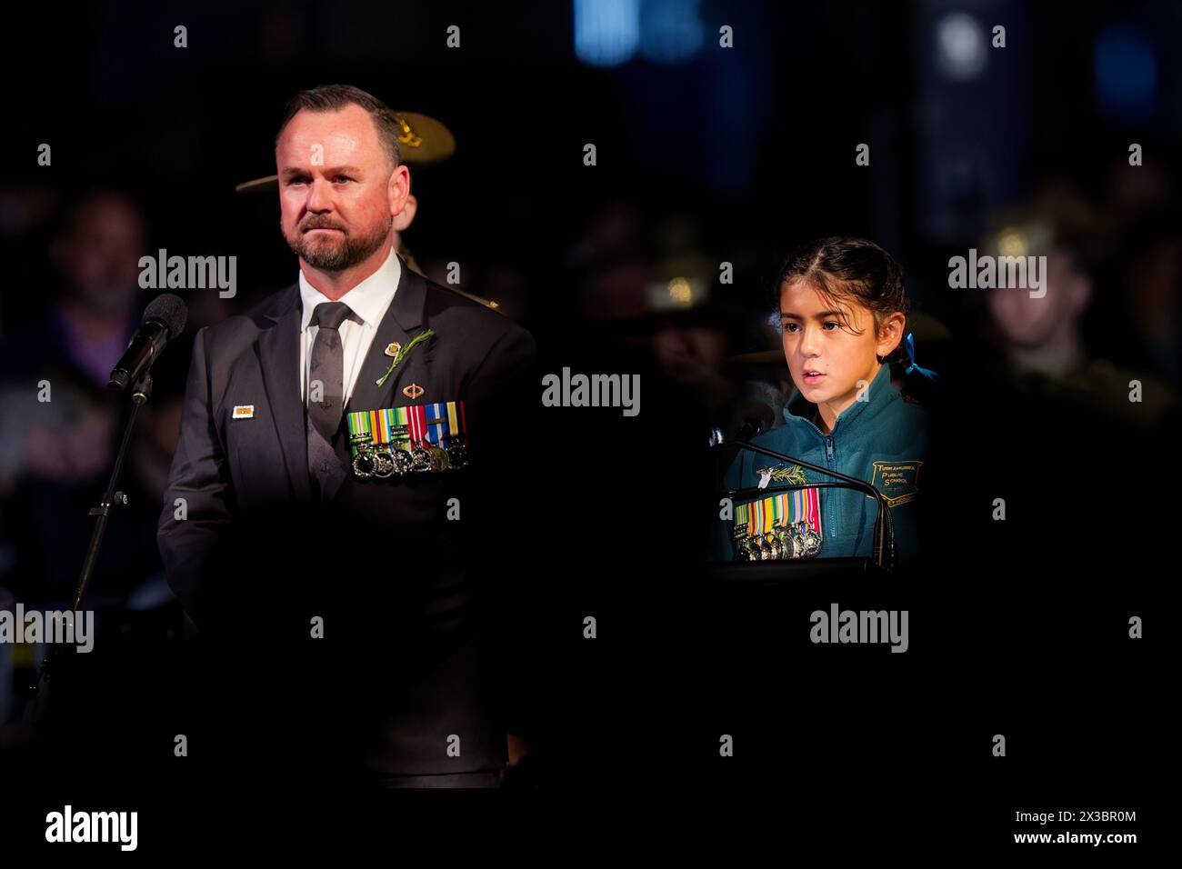 Sydney, Australia. 25th Apr, 2024. Junior Legatee Miss Amelia Hearn ...