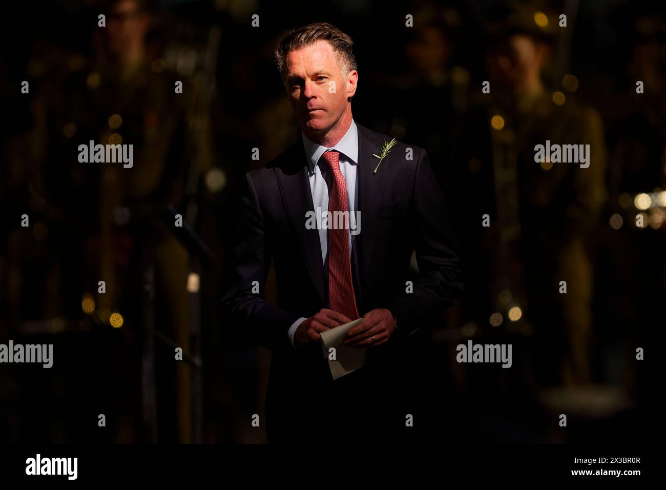 Sydney, Australia. 25th Apr, 2024. The Honourable Chris Minns, Premier ...