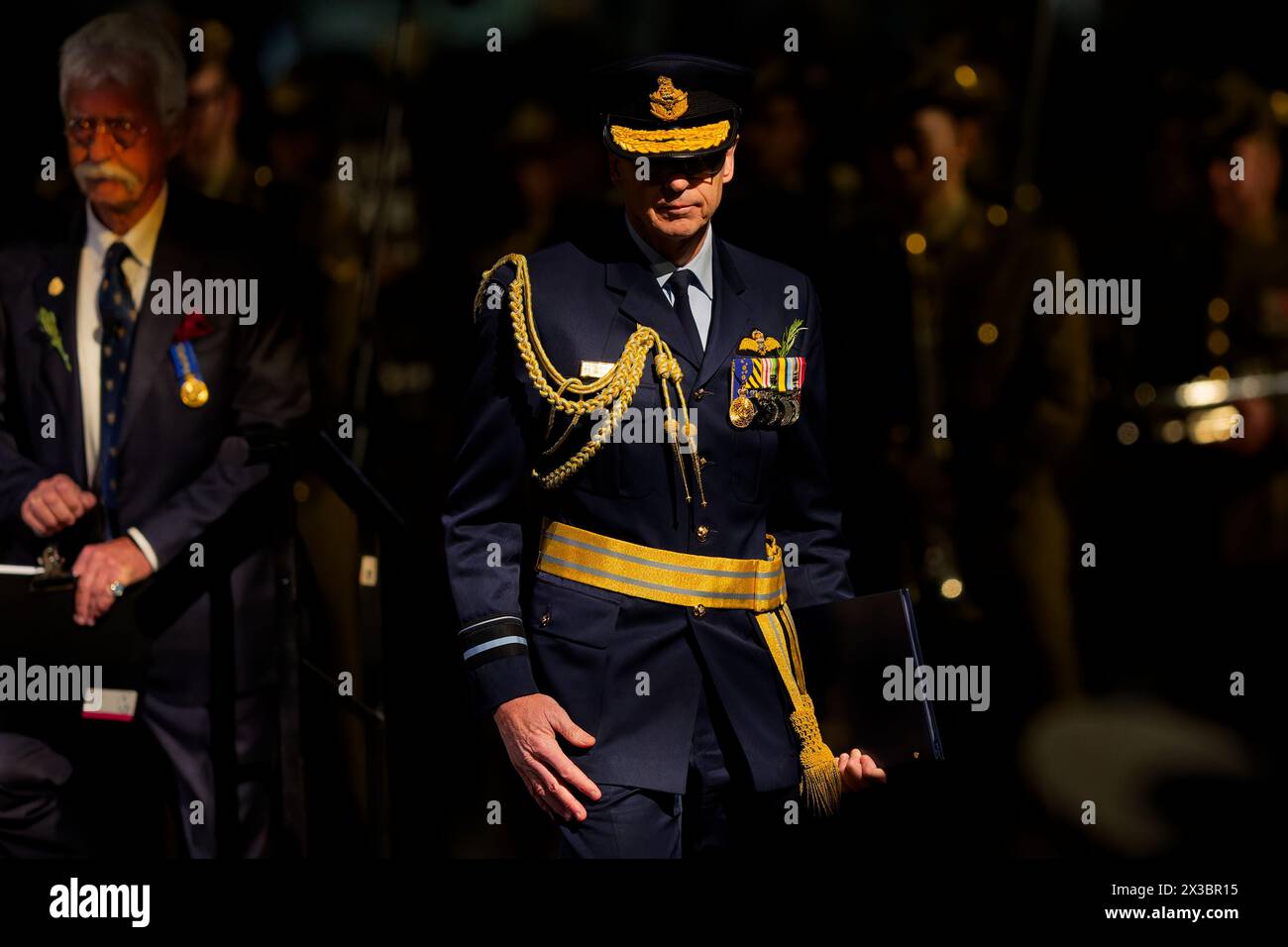 Sydney, Australia. 25th Apr, 2024. Air-Vice Marshal Glen Braz AM, CSC ...