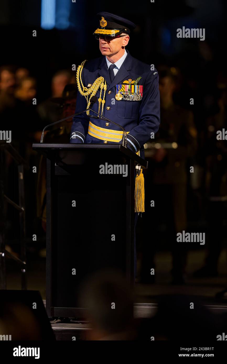 Sydney, Australia. 25th Apr, 2024. Air-Vice Marshal Glen Braz AM, CSC ...