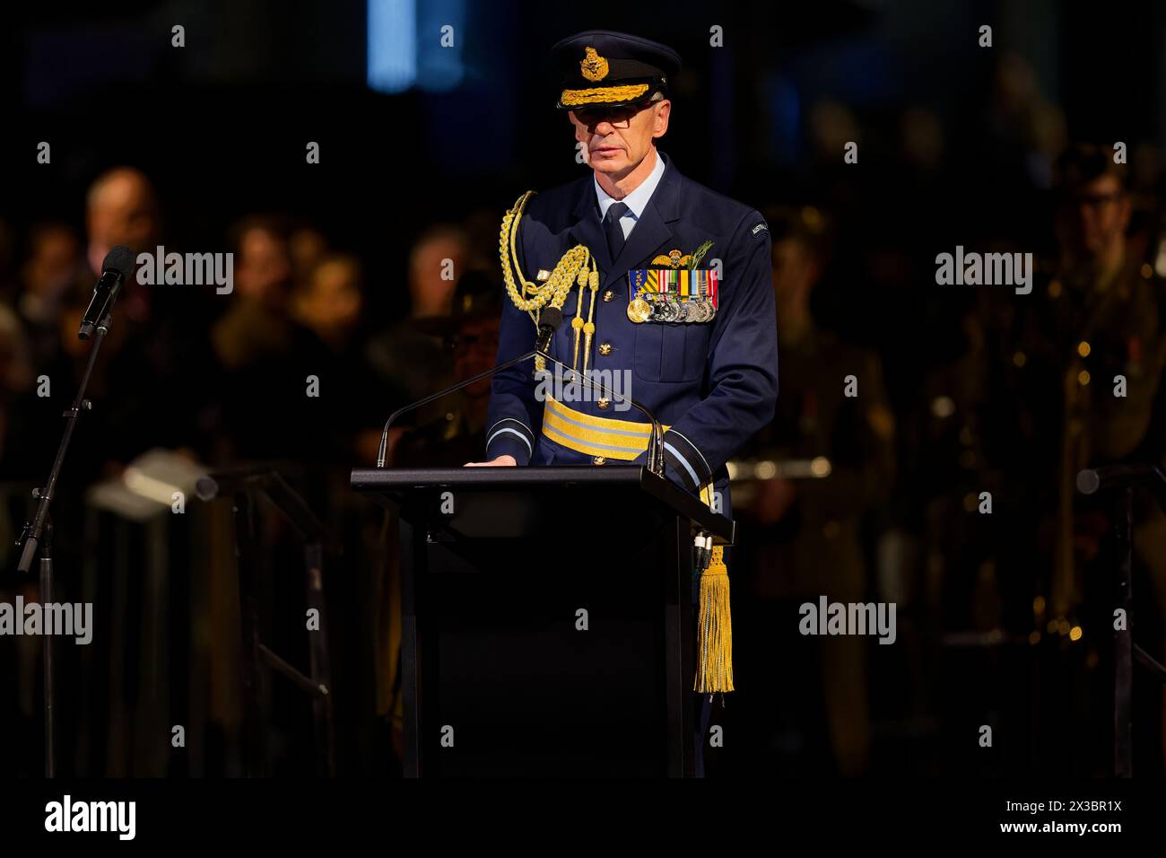 Sydney, Australia. 25th Apr, 2024. Air-Vice Marshal Glen Braz AM, CSC ...
