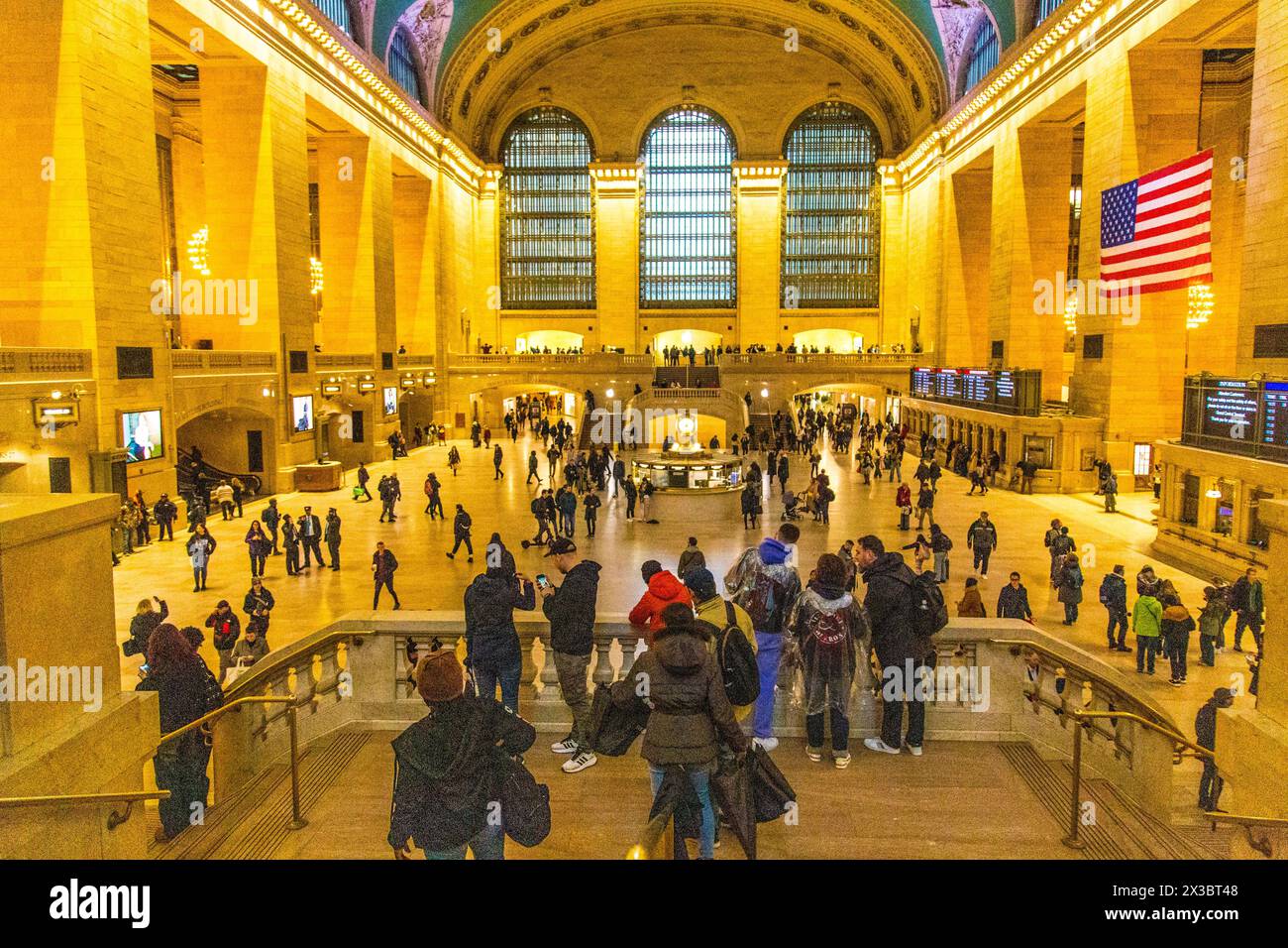 Main concourse of Grand Central Station, New York's main railway ...