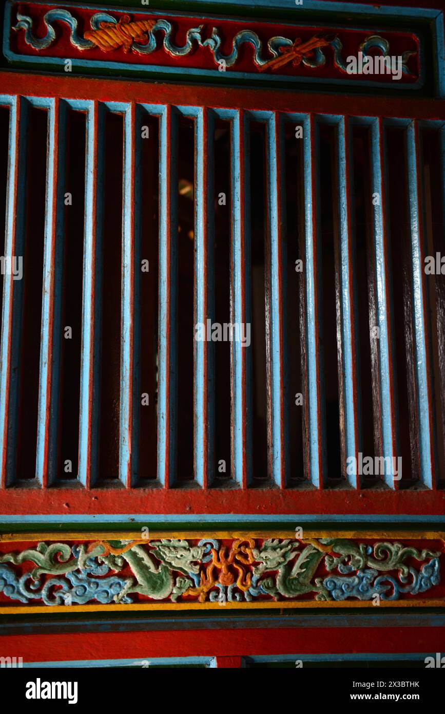 The beautiful Quan Cong Temple in the old town of Hoi An, Vietnam Stock ...